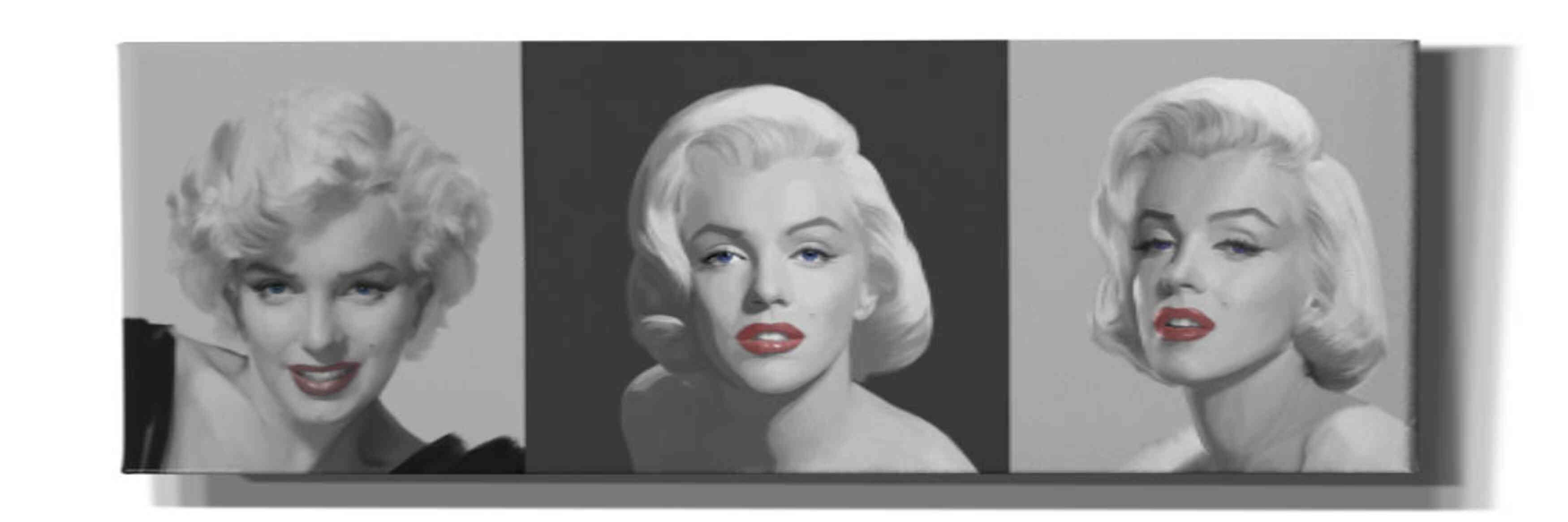 Epic Graffiti 'Marilyn Trio Red Lips Blue Eyes' by Chris Consani ...