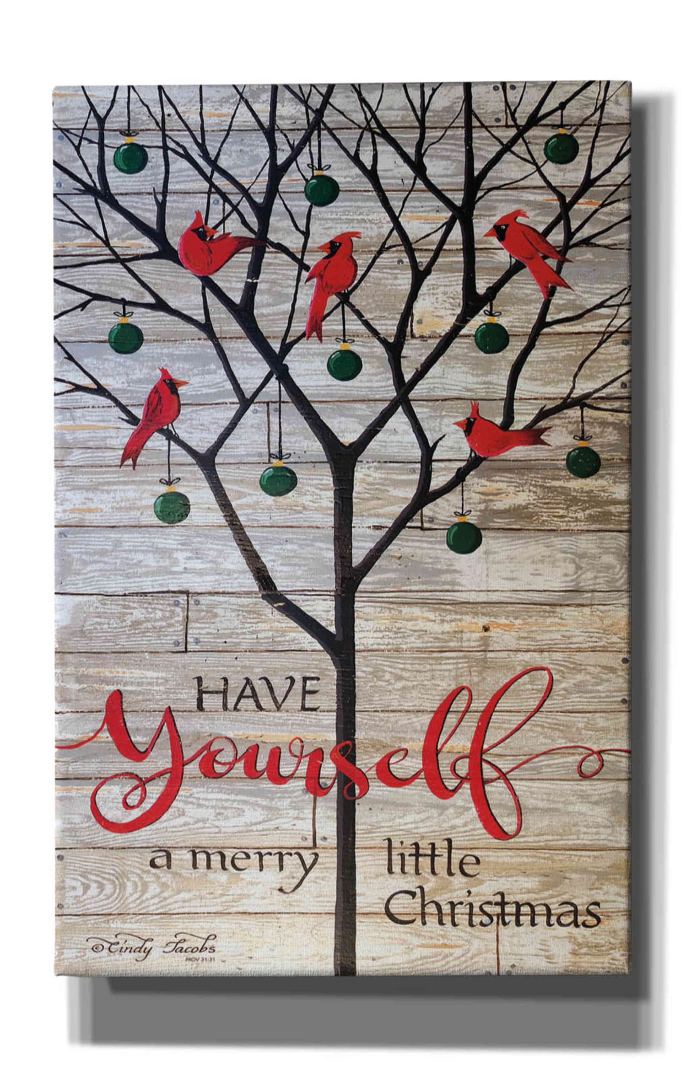 Epic Graffiti 'Merry Little Red Cardinals Christmas' by Cindy Jacobs ...