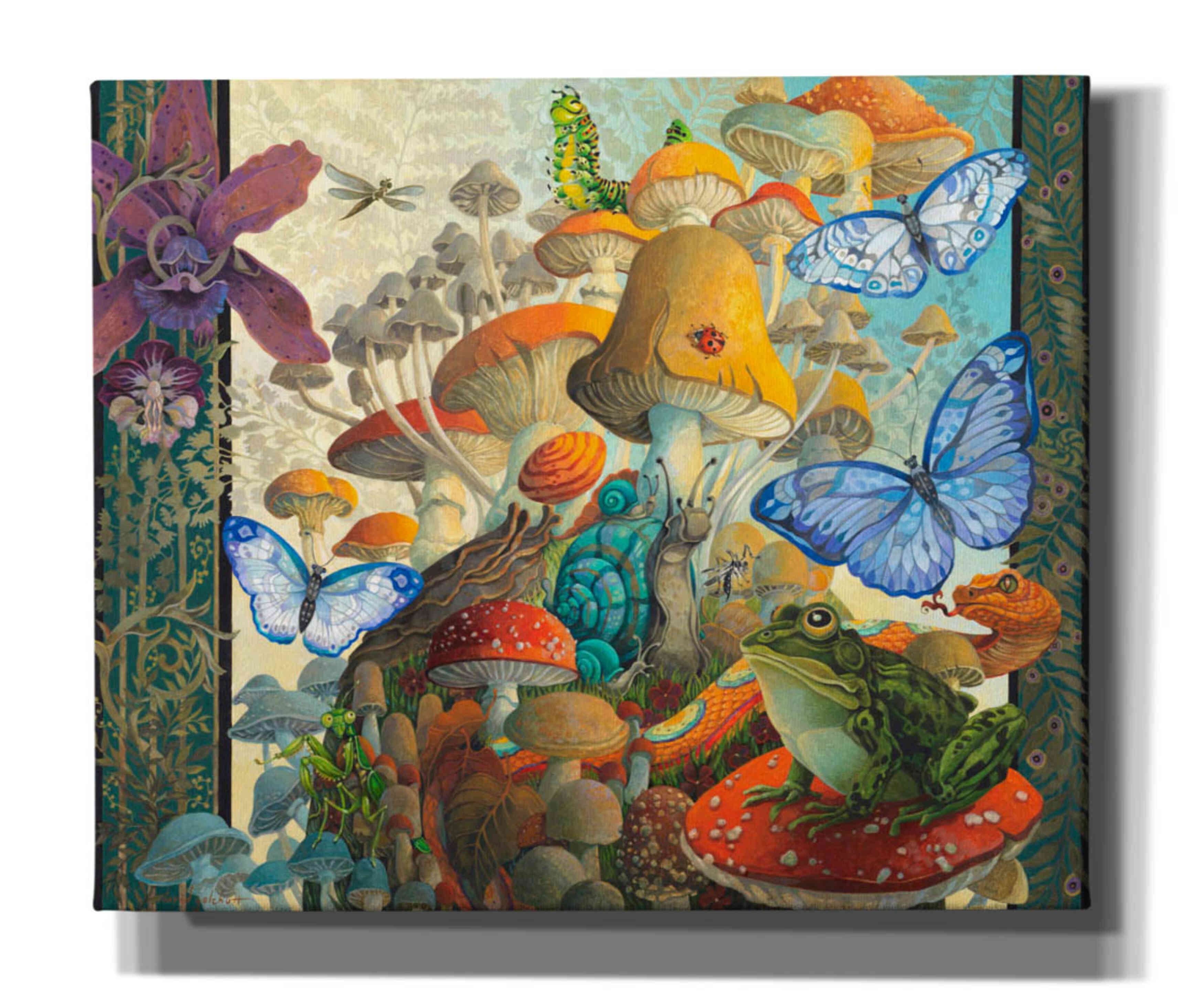 Epic Graffiti 'Micro Dramas' by David Galchutt, Canvas Wall Art, 24"x20 ...