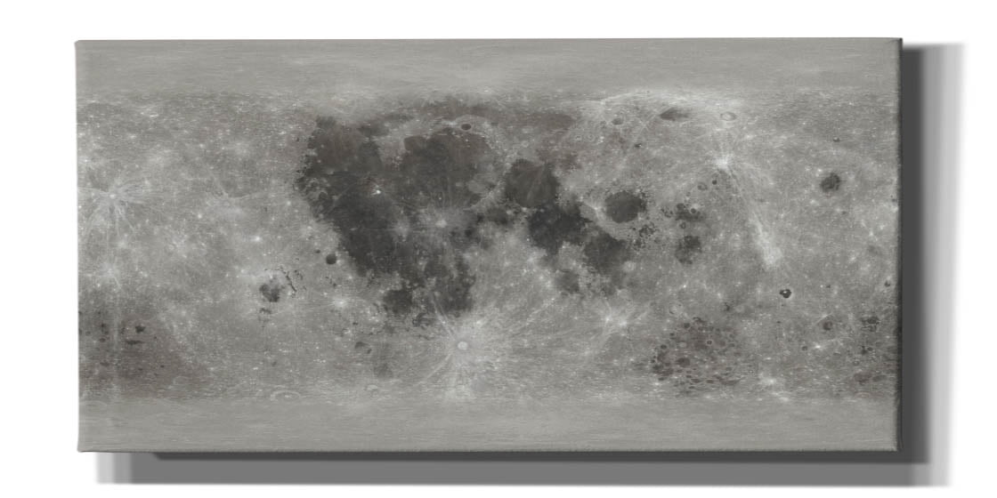 Epic Graffiti 'Moon Map by NASA' by Epic Portfolio, Canvas Wall Art, 40 ...