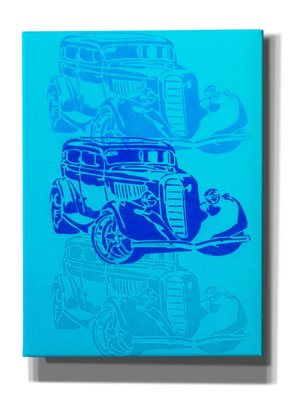 Epic Graffiti 'Muscle Car 2' by Abstract Graffiti Canvas Wall Art, 40 ...
