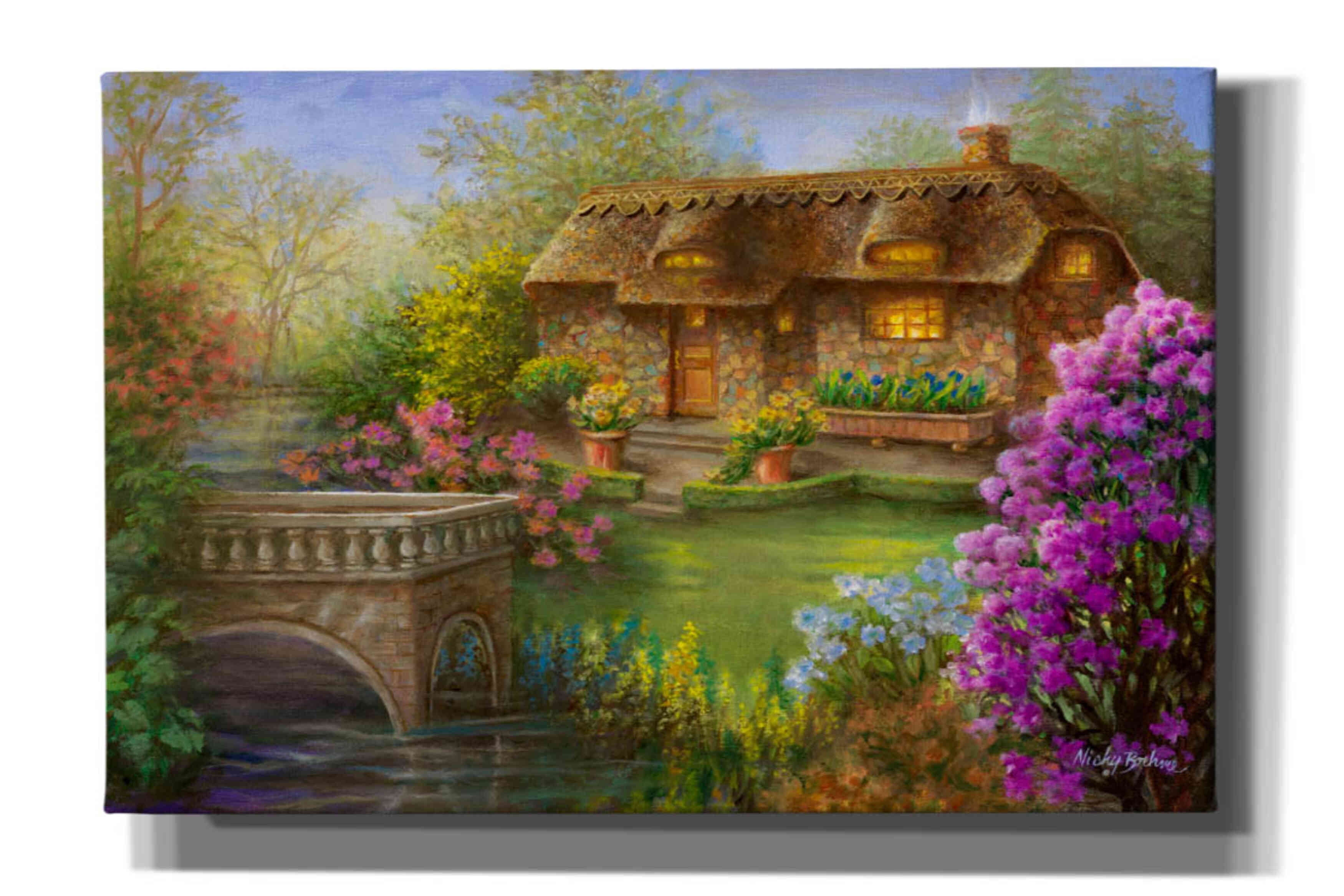 Epic Graffiti 'My Summer Hideaway' by Nicky Boehme, Canvas Wall Art, 18 ...