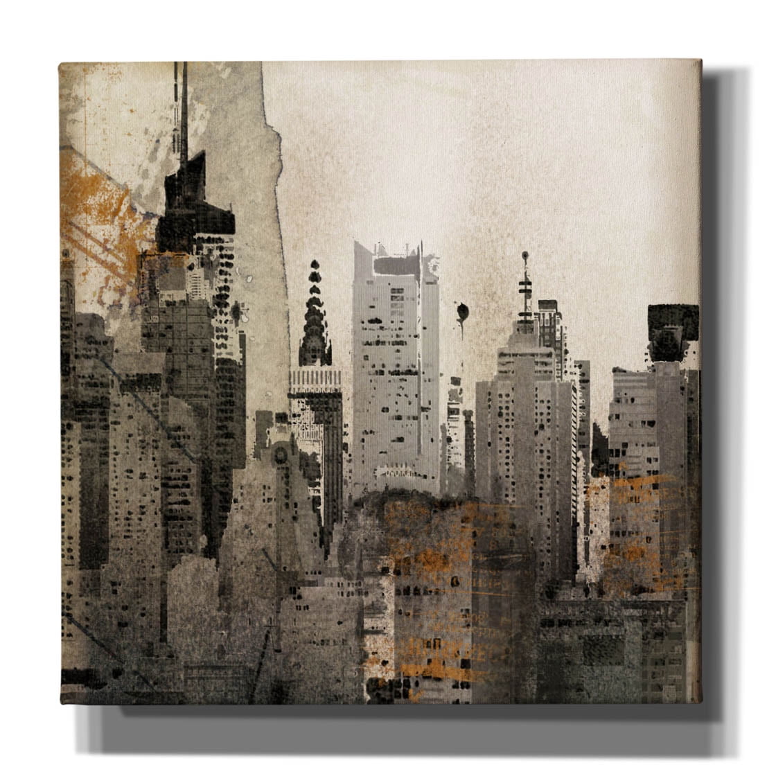 Epic Graffiti 'New York Lost in Time' by Irena Orlov, Canvas Wall Art, 26"x26" - Walmart.com