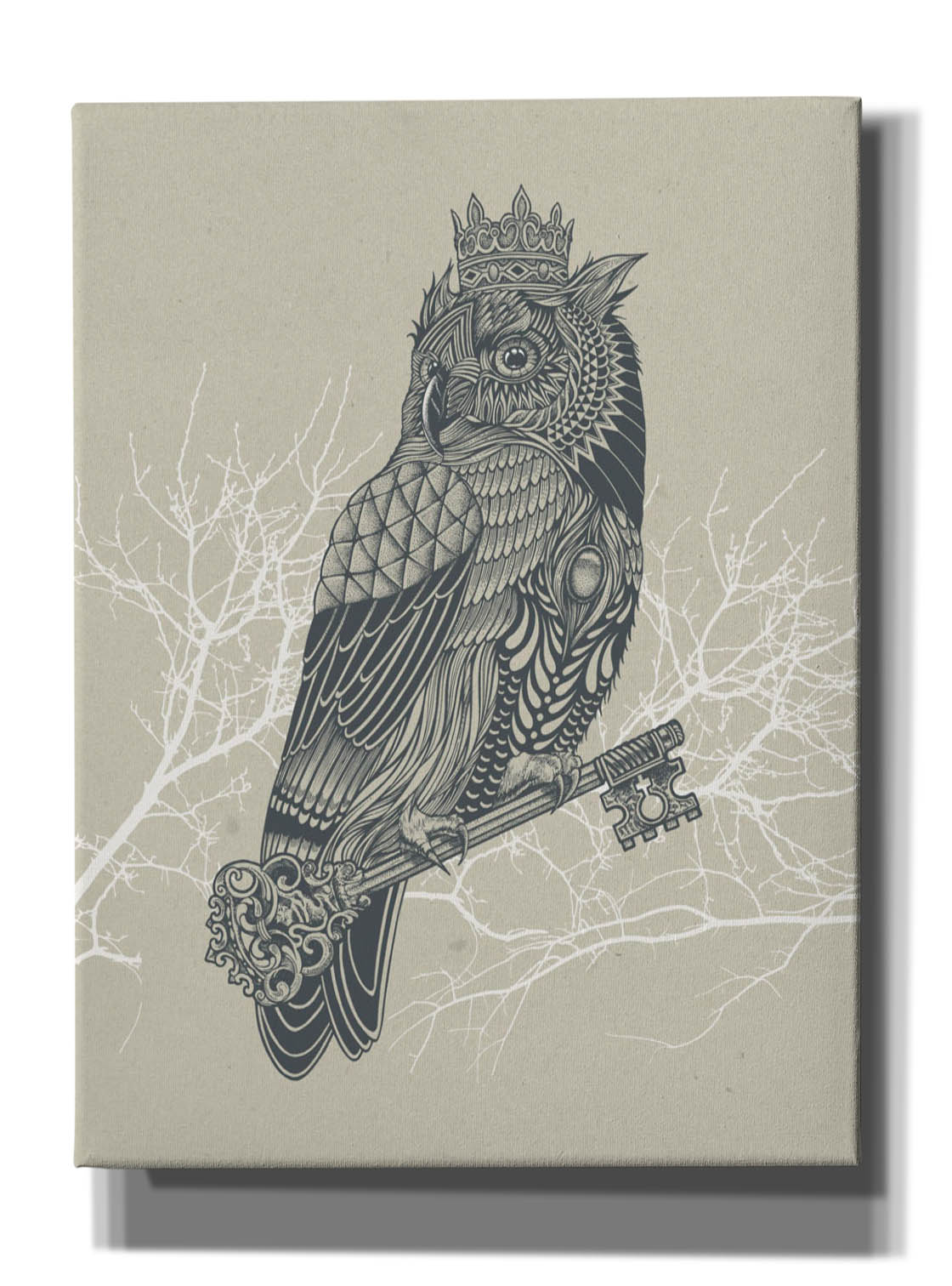 Epic Graffiti 'Owl_King' by Epic Portfolio, Canvas Wall Art, 40"x54 ...