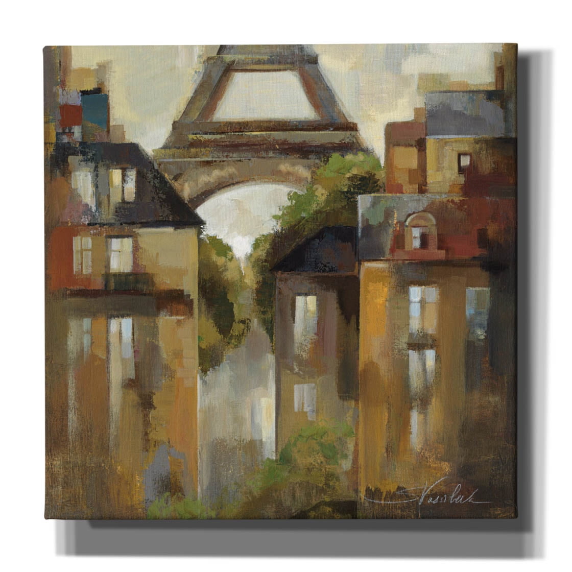 Epic Graffiti 'Paris Late Summer' by Silvia Vassileva Canvas Wall Art ...
