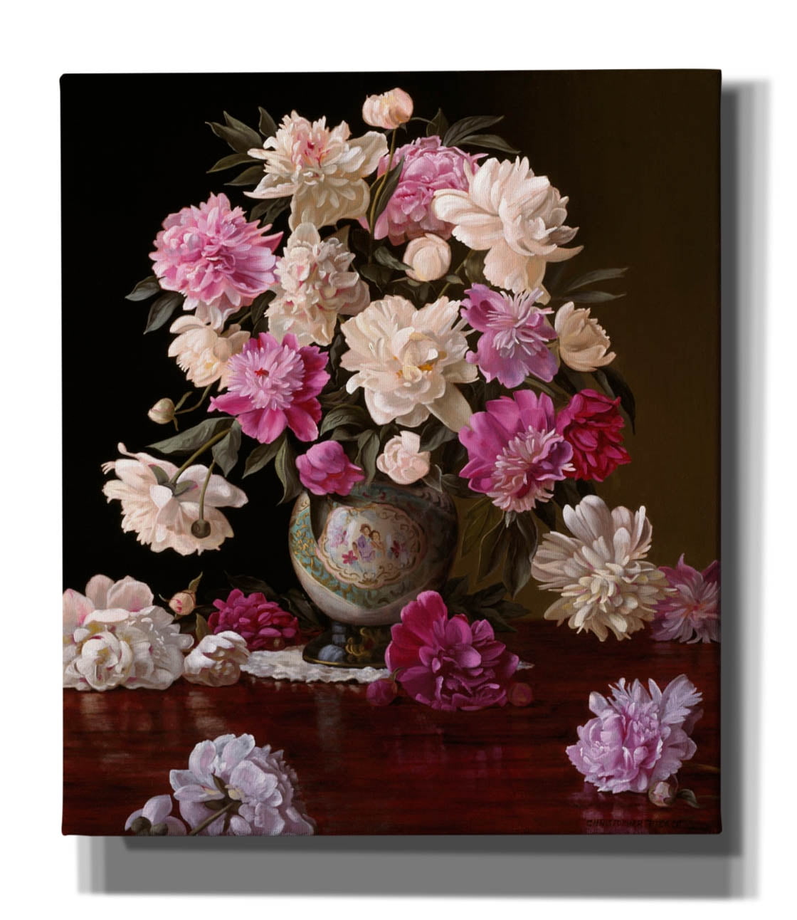 Epic Graffiti 'Peonies In A Japanese Vase' by Christopher Pierce ...
