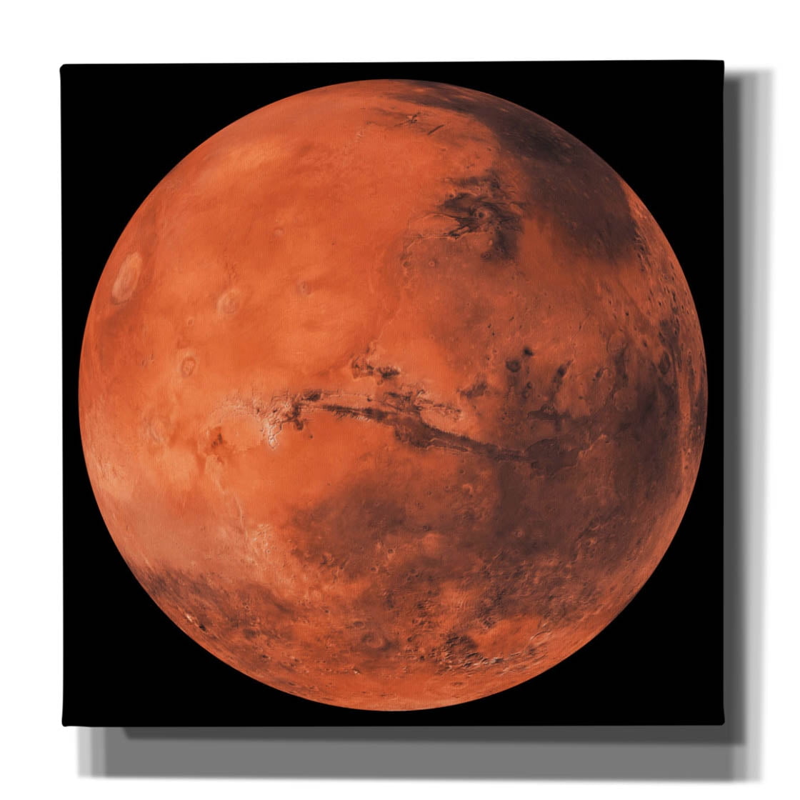 Epic Graffiti 'Planet Mars' by Epic Portfolio, Canvas Wall Art, 26"x26 ...