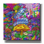 Epic Graffiti 'Starry Night 1' by Howie Green, Canvas Wall Art, 18"x18 ...