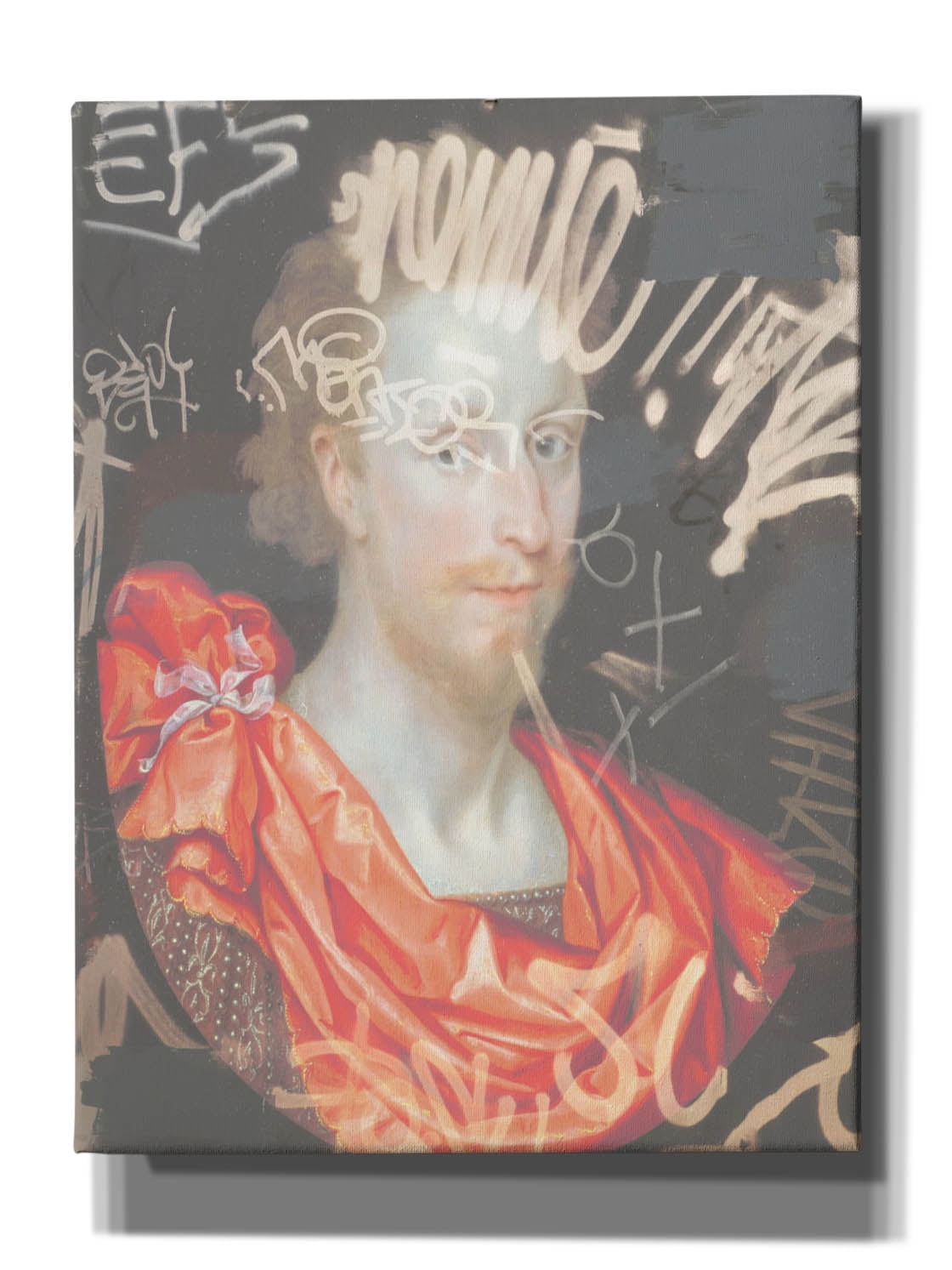 Epic Graffiti 'Portrait of Man' by Irena Orlov, Canvas Wall Art, 12"x16 ...