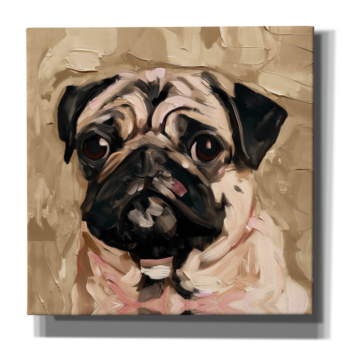 Epic Graffiti 'Pug With Personality' by Svetlana Aleynikova Canvas Wall ...