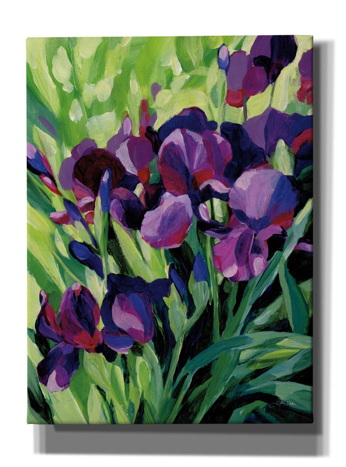 Epic Graffiti 'Purple Iris' by Katrina Pete Canvas Wall Art, 40" x 54 ...