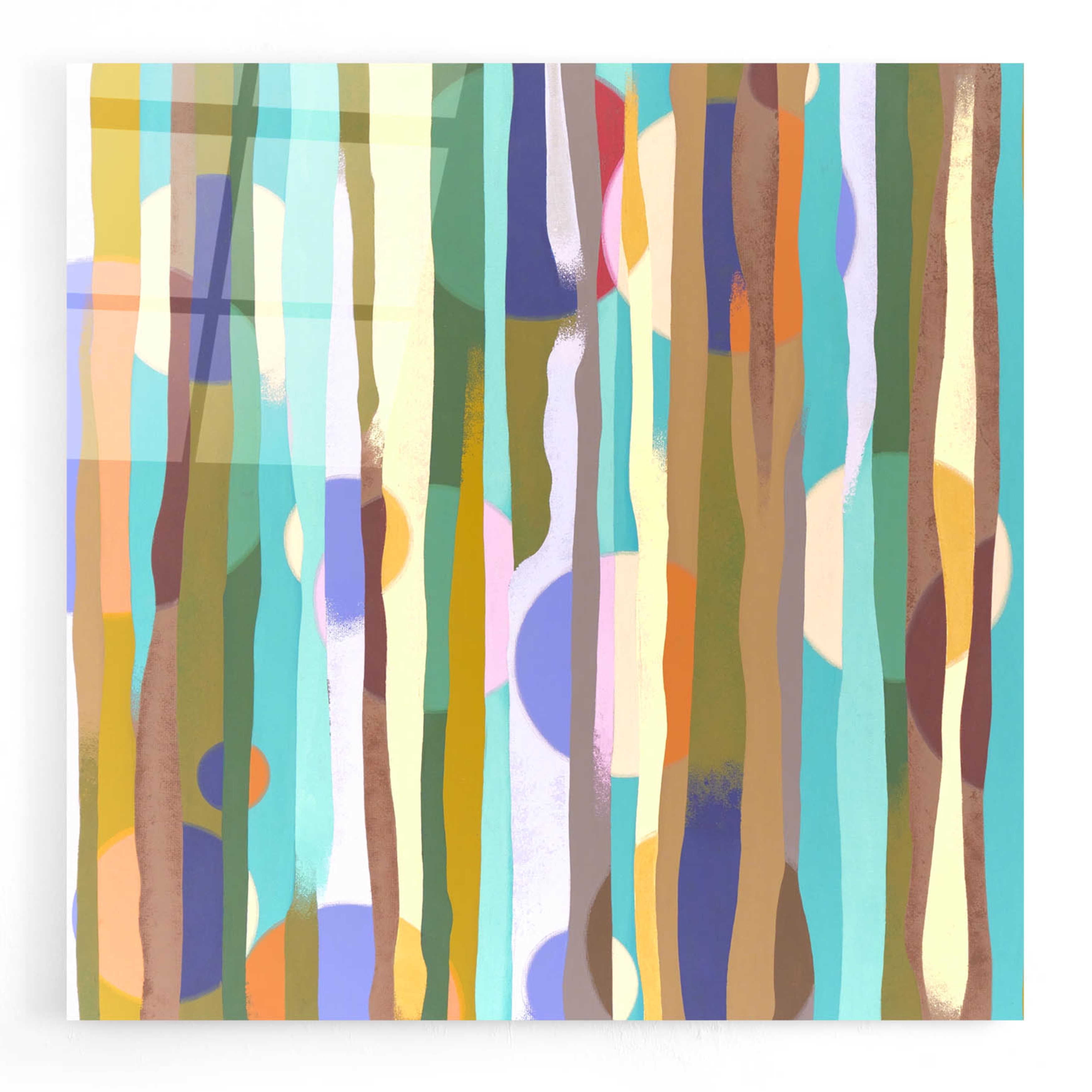 Epic Graffiti 'Rain Color' by Zigen Tanabe, Acrylic Glass Wall Art, 12 ...