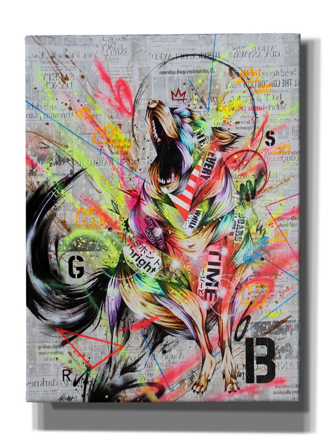 Epic Graffiti 'Rebel' by Taka Sudo, Canvas Wall Art, 12"x16" - Walmart.com