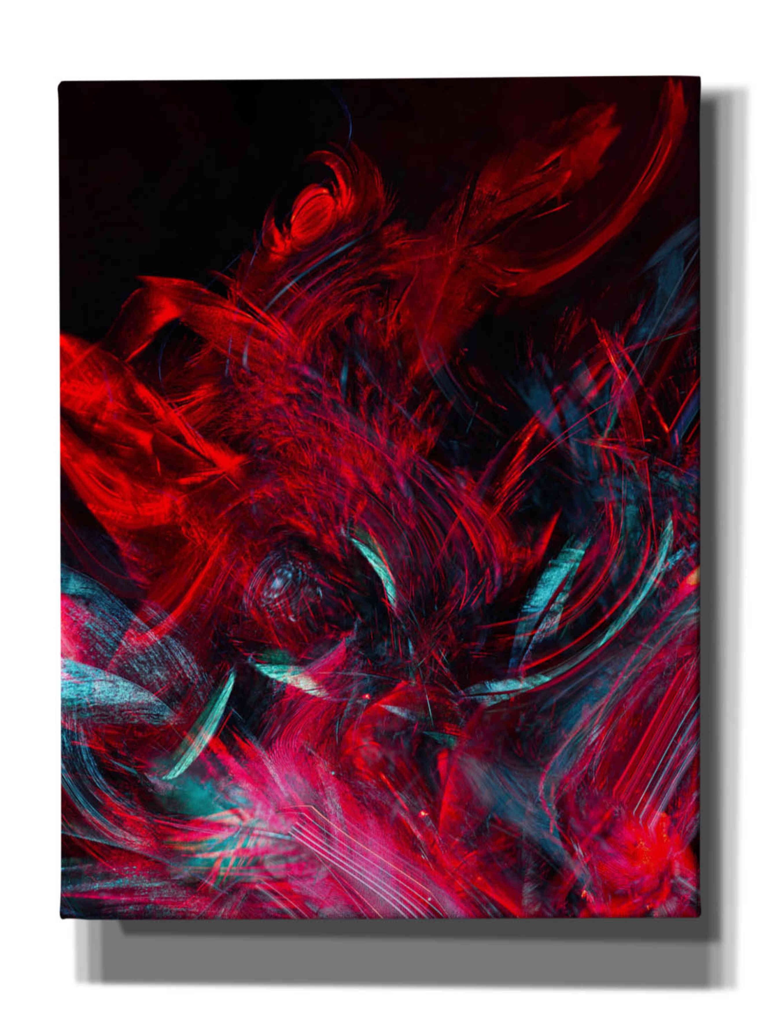 Epic Graffiti 'Red Inferno' by Epic Portfolio, Giclee Canvas Wall Art ...