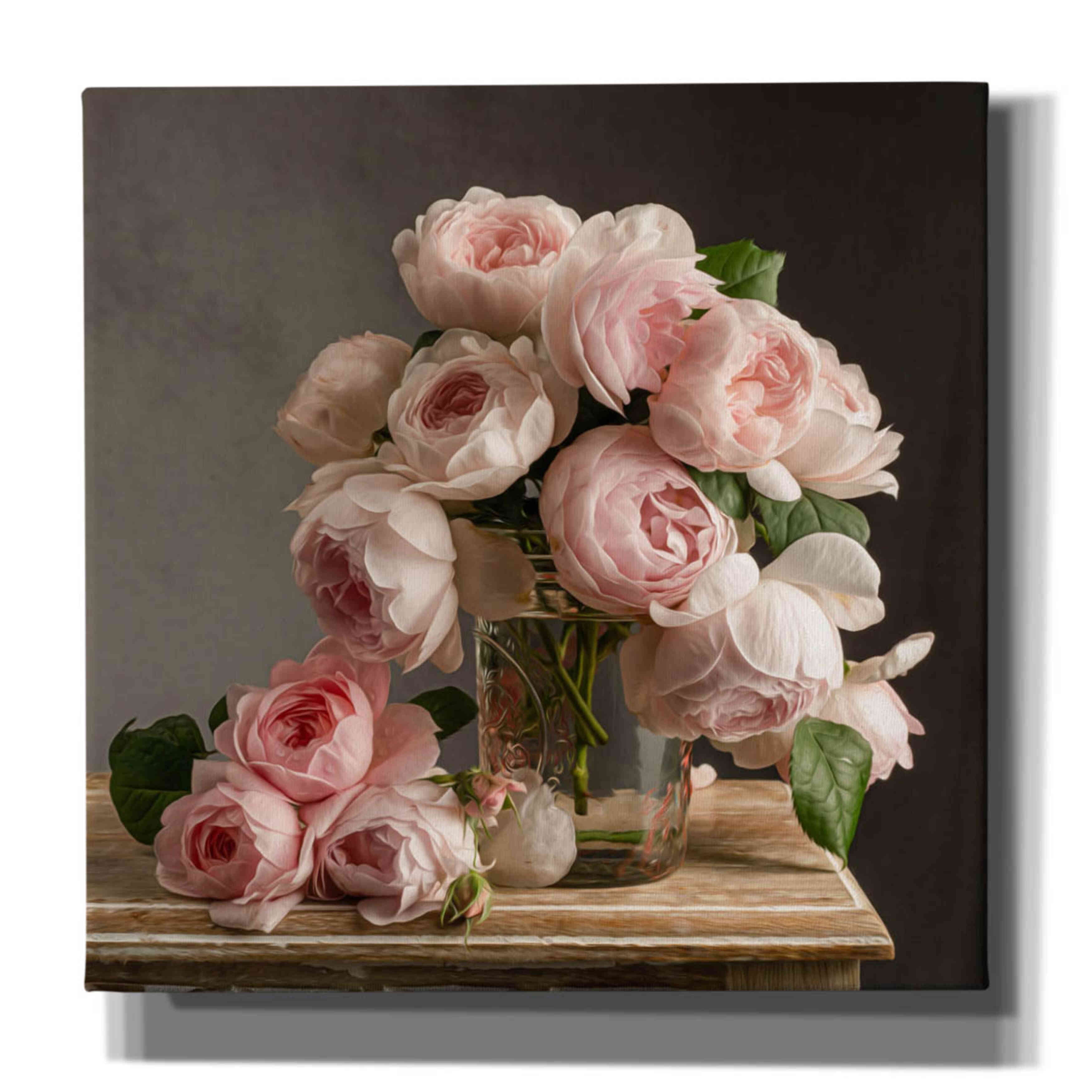 Epic Graffiti 'Rosetopia' by Leah McLean,, 18"x18" - Walmart.com