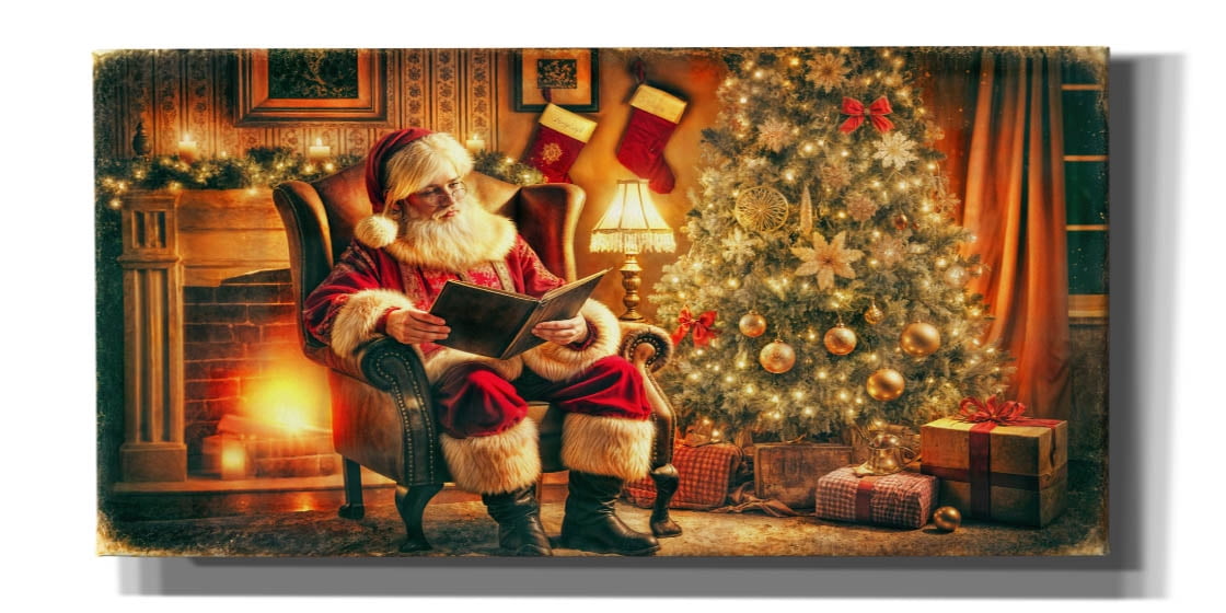 Epic Graffiti 'Santa Taking A Break' by Rey Klimt Canvas Wall Art, 24 ...