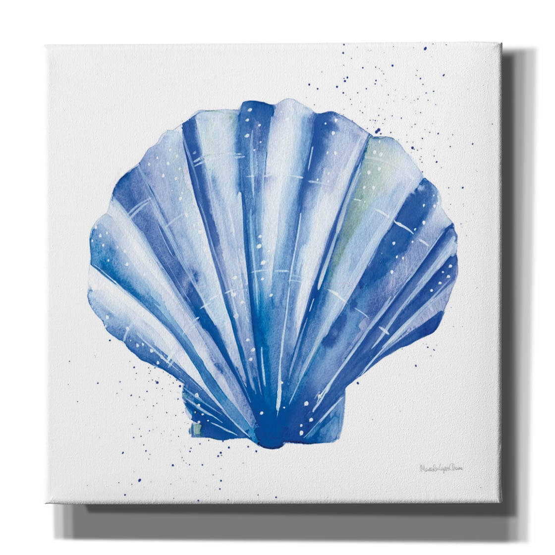 Epic Graffiti 'Scallop Shell Sq' by Mercedes Lopez Charro Canvas Wall ...