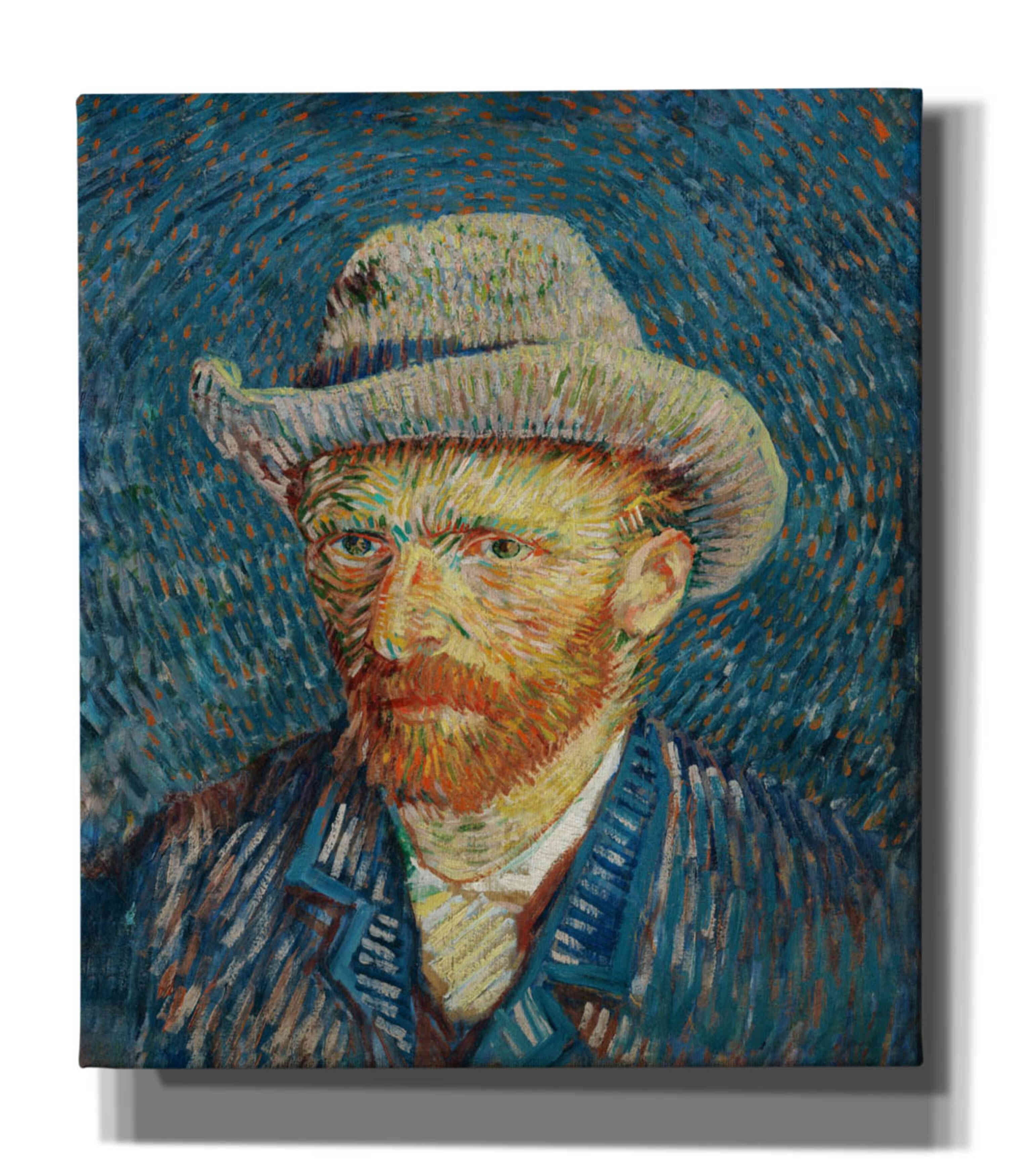 Epic Graffiti 'Self-Portrait With Grey Felt Hat' by Vincent Van Gogh ...