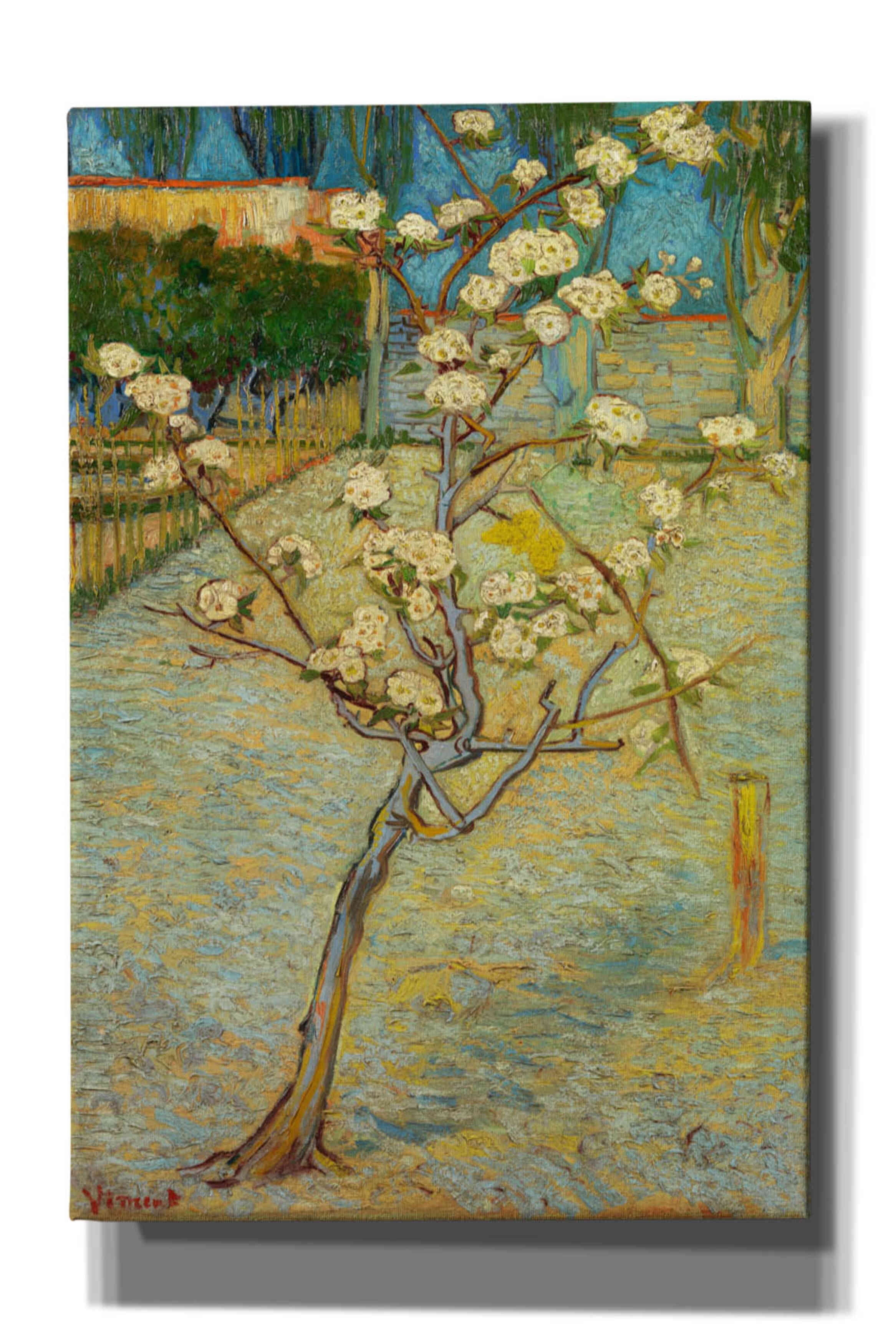 Epic Graffiti 'Small Pear Tree In Blossom' by Vincent Van Gogh, Giclee ...