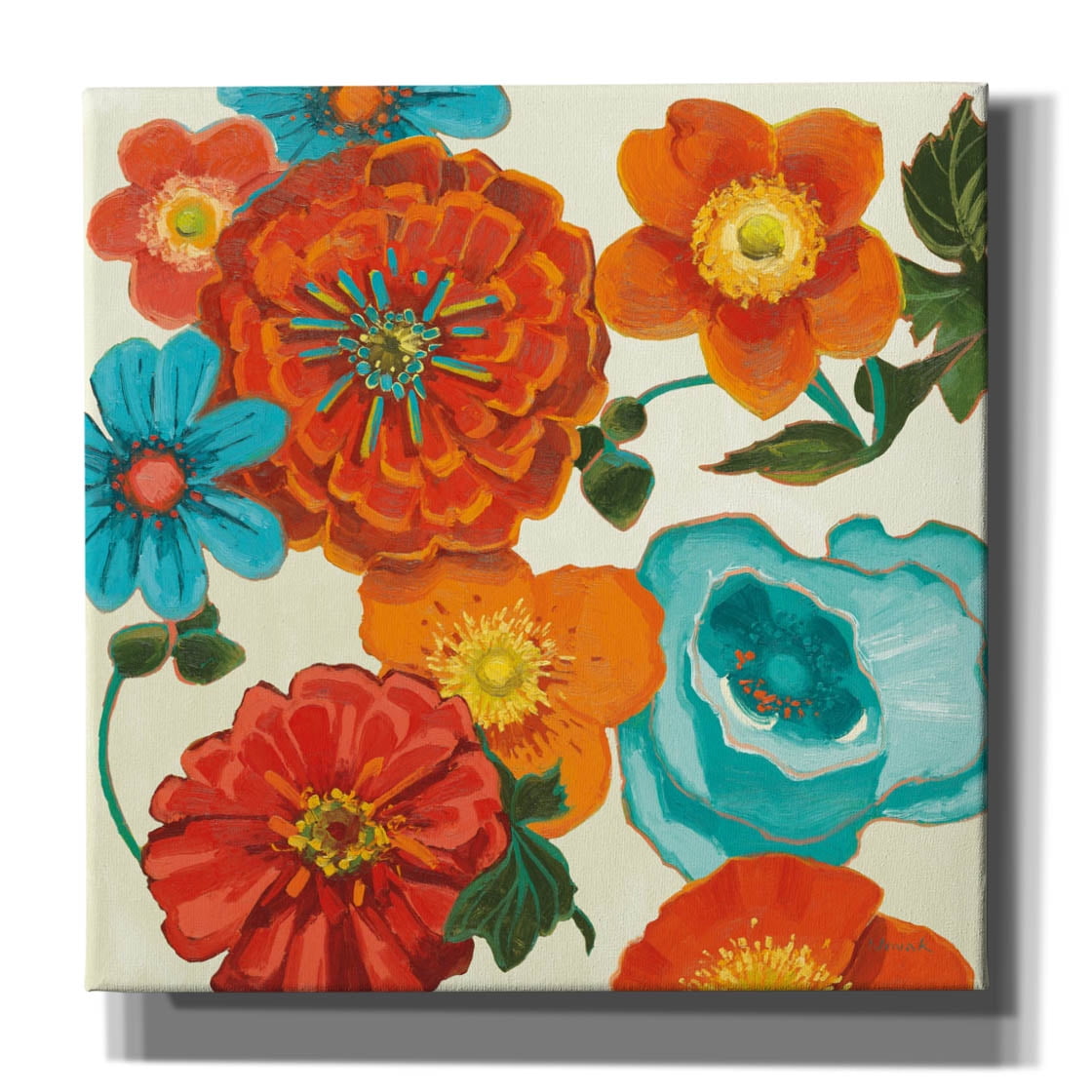 Epic Graffiti 'Spring Collage Vignette' by Shirley Novak Canvas Wall ...