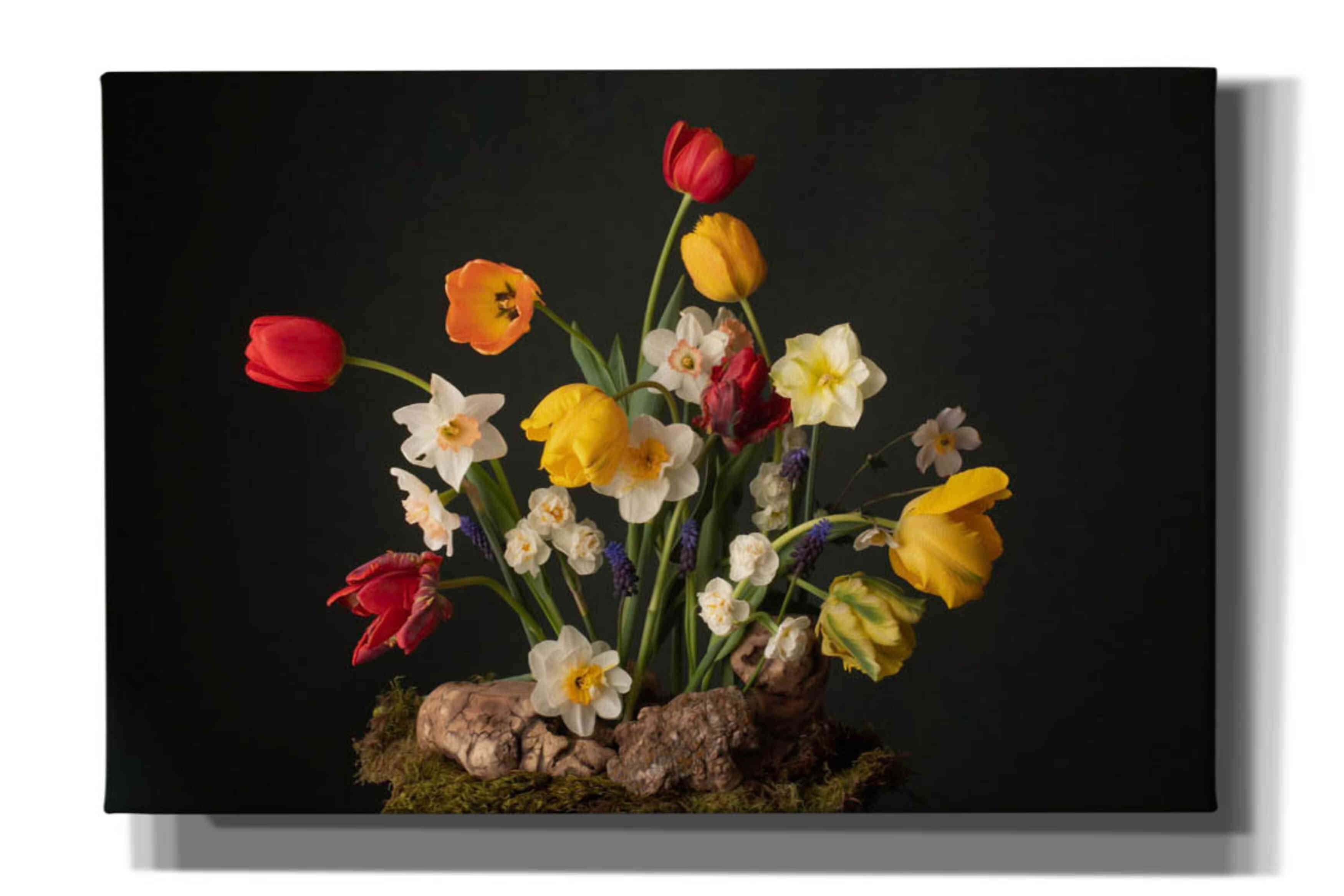 Epic Graffiti 'Spring Fling Blooms' by Leah McLean,, 18"x12" - Walmart.com