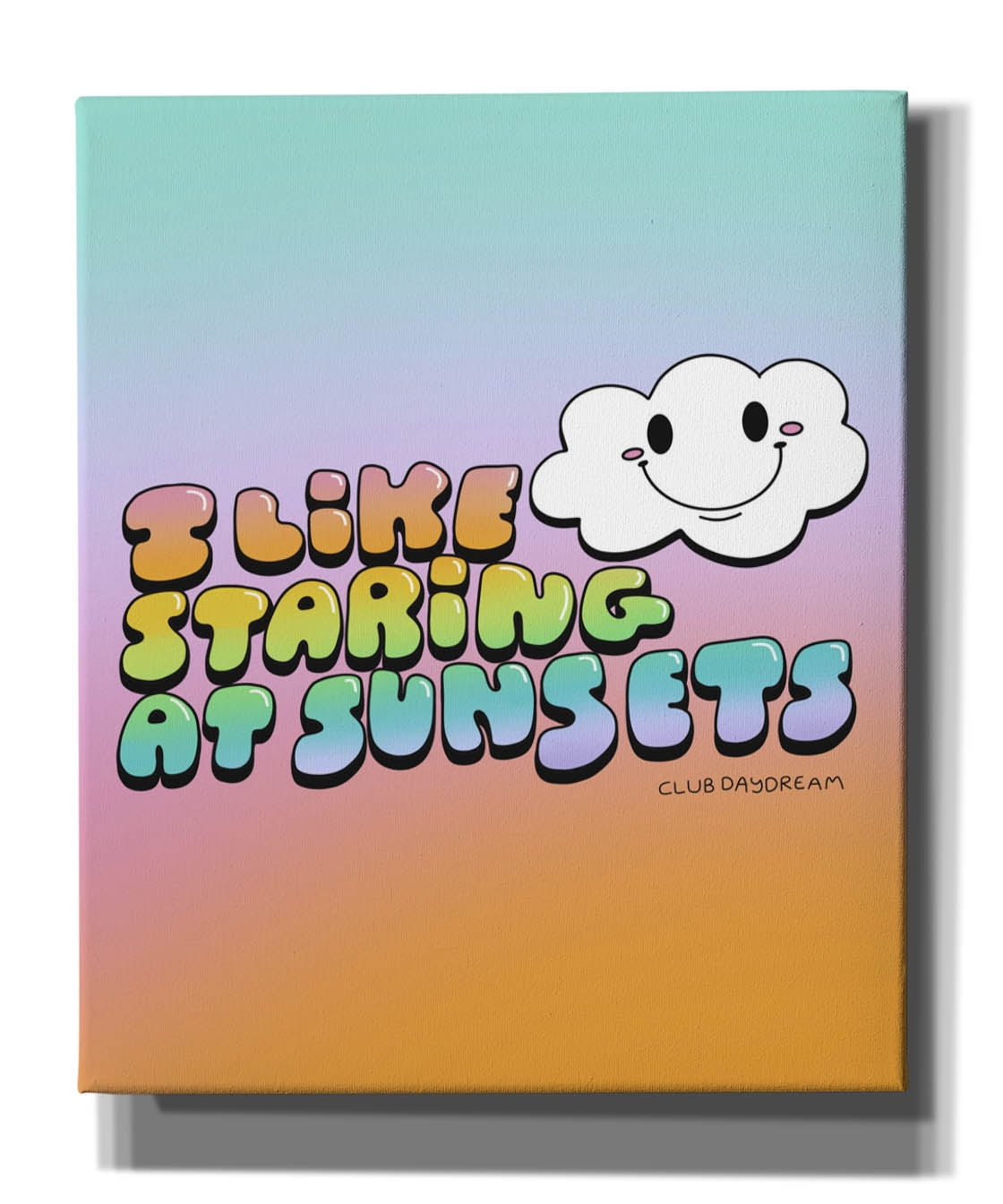 Epic Graffiti 'Staring At Sunsets' by Club Daydream Canvas Wall Art, 20 ...