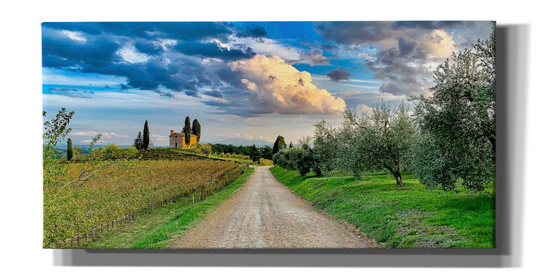 Epic Graffiti 'Strada Bianca Chiesa' by IMB, Canvas Wall Art, 40"x20 ...