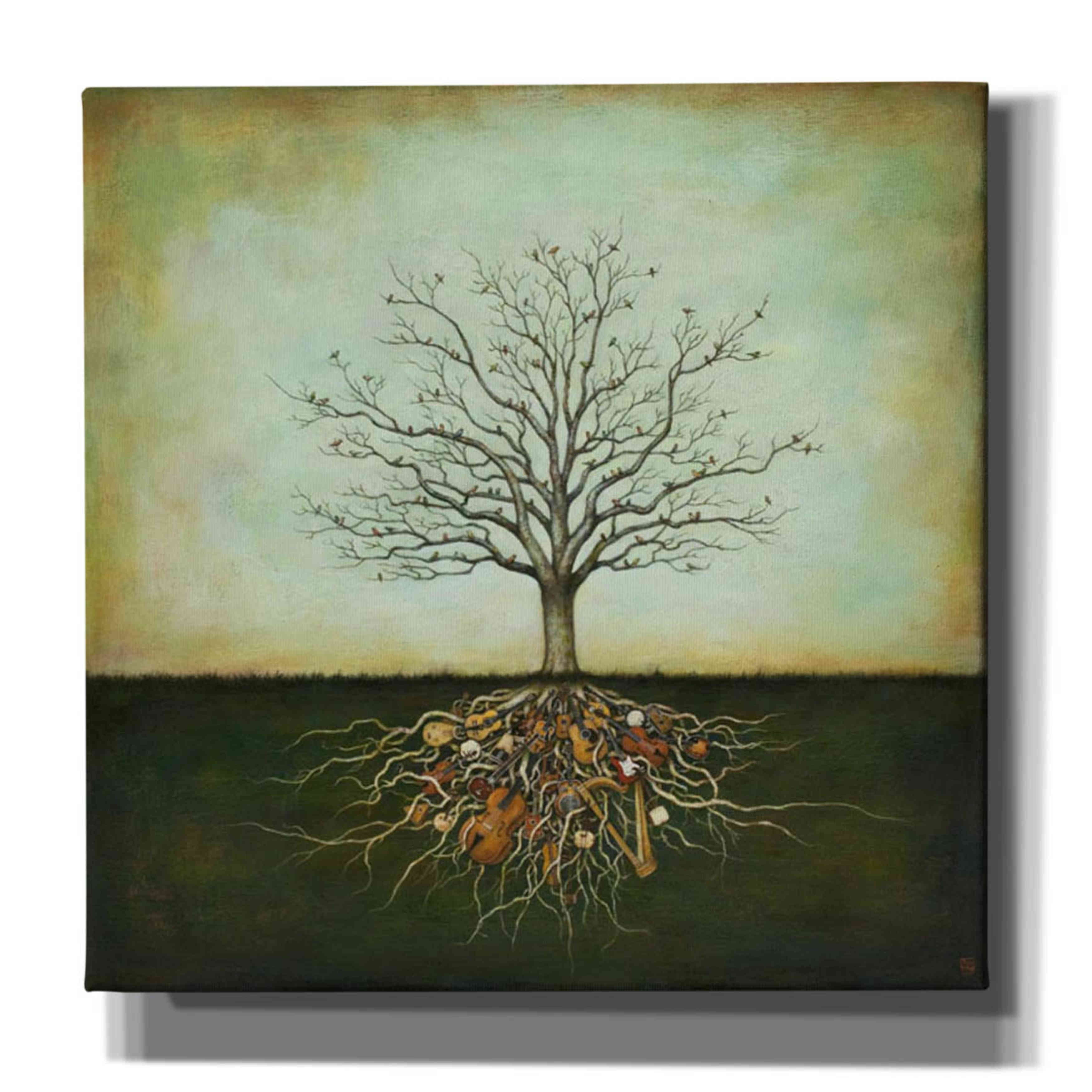 Epic Graffiti 'Strung Together' by Duy Huynh, Canvas Wall Art, 26"x26 ...