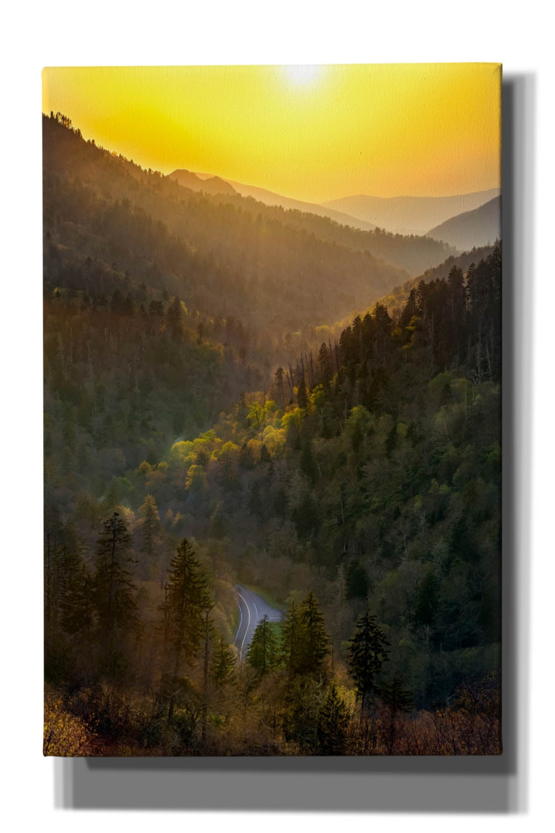 Epic Graffiti 'Sunset Valley In The Smokies' by Jonathan Ross, Canvas ...