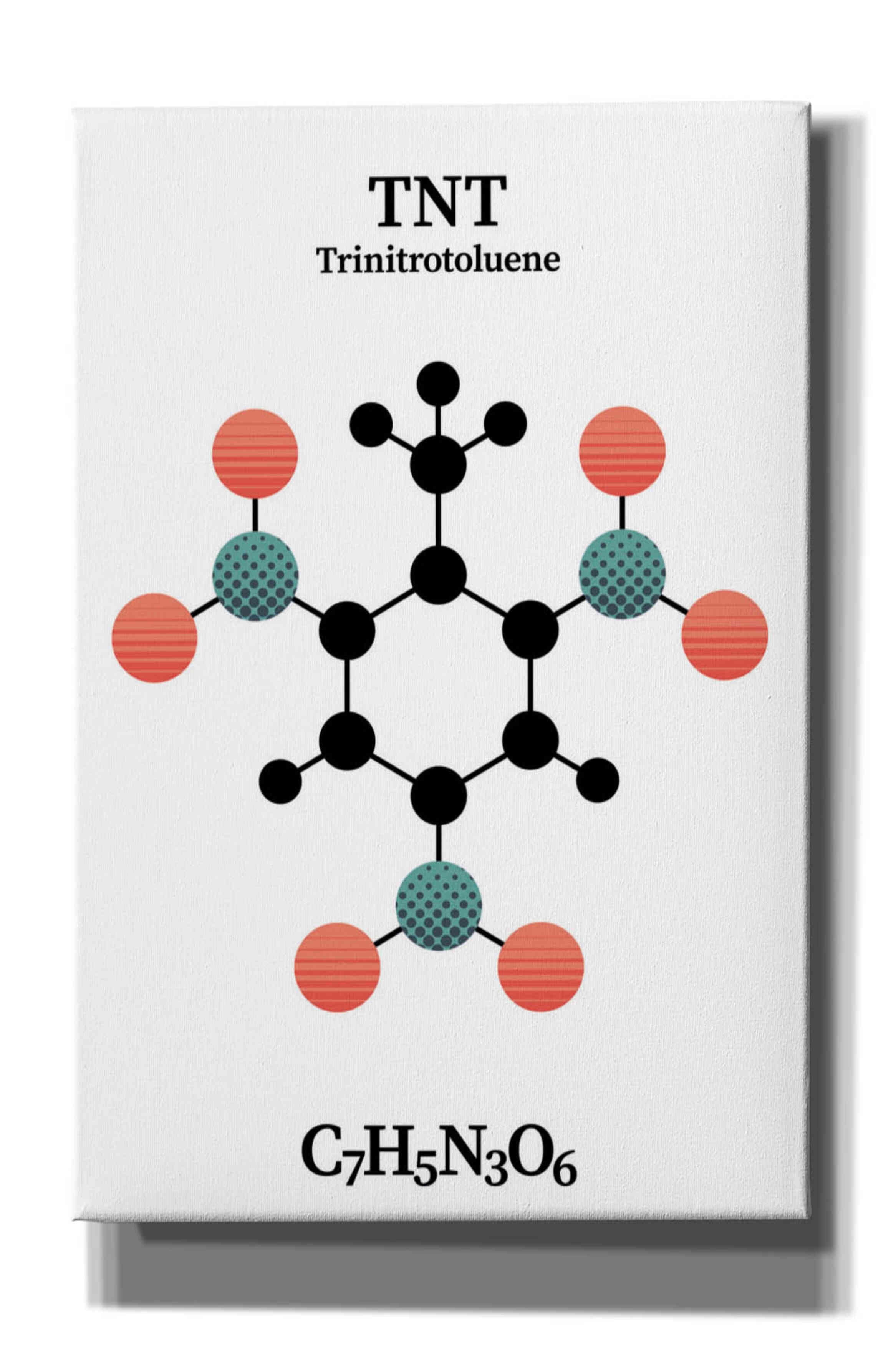 Epic Graffiti 'TNT Molecule' by Epic Portfolio, Giclee Canvas Wall Art ...