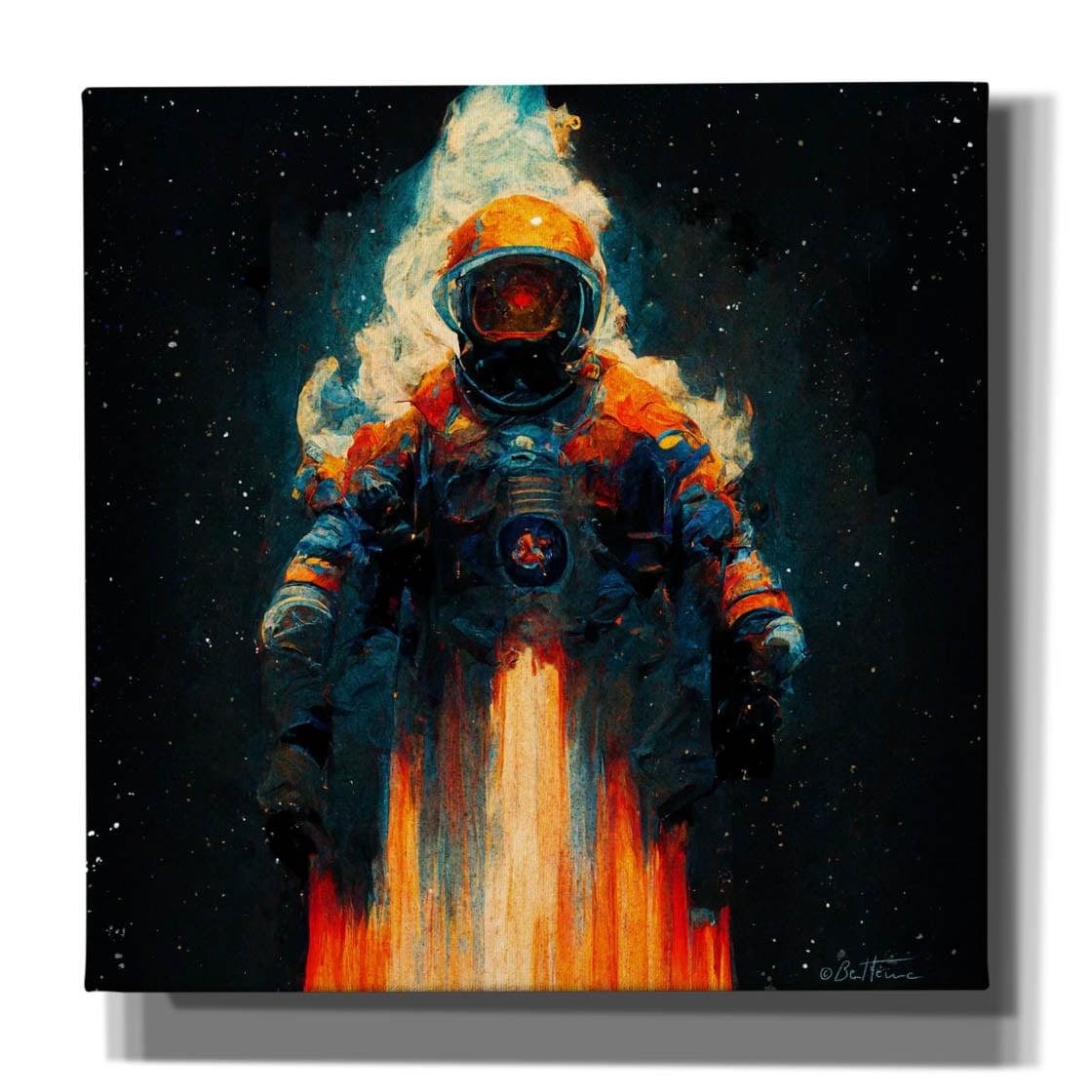 Epic Graffiti 'The Astro Cruiser' by Ben Heine, Canvas Wall Art, 26"x26 ...