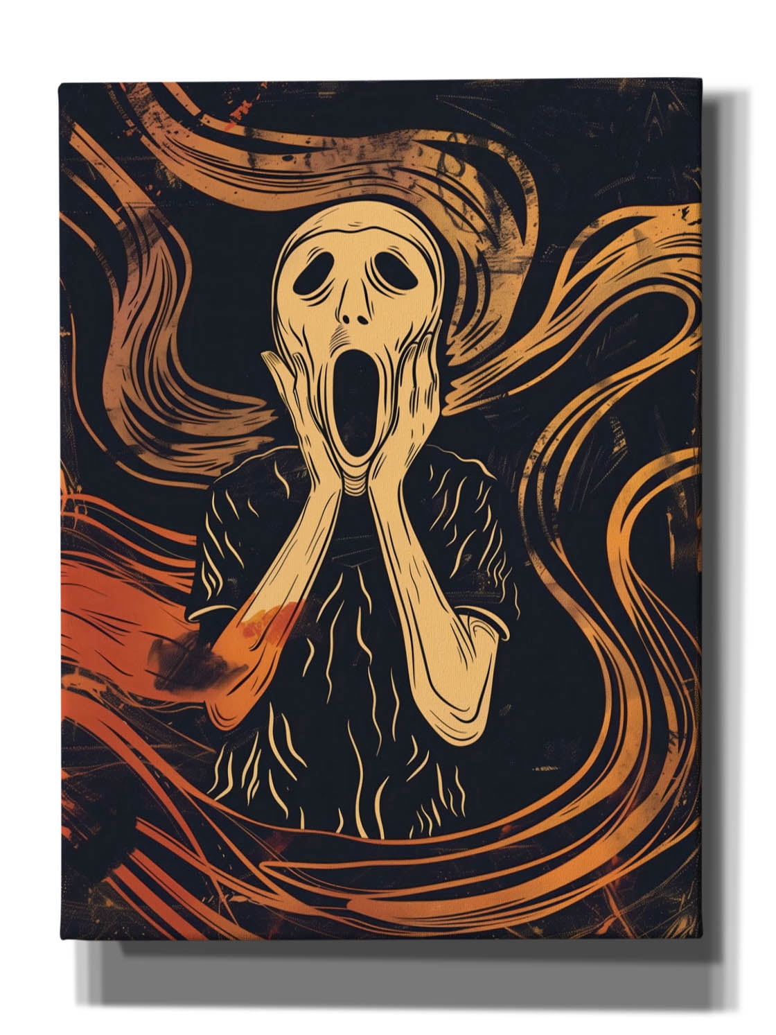 Epic Graffiti 'The Scream' by Andreas Magnusson Canvas Wall Art, 12" x ...