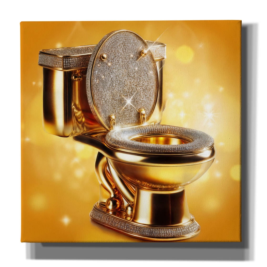 Epic Graffiti 'The Throne - Gold And Diamonds Toilet' by Rey Klimt ...