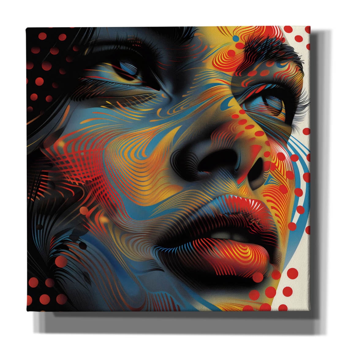 Epic Graffiti 'The Woman Of Many Colors' by Andreas Magnusson Canvas ...