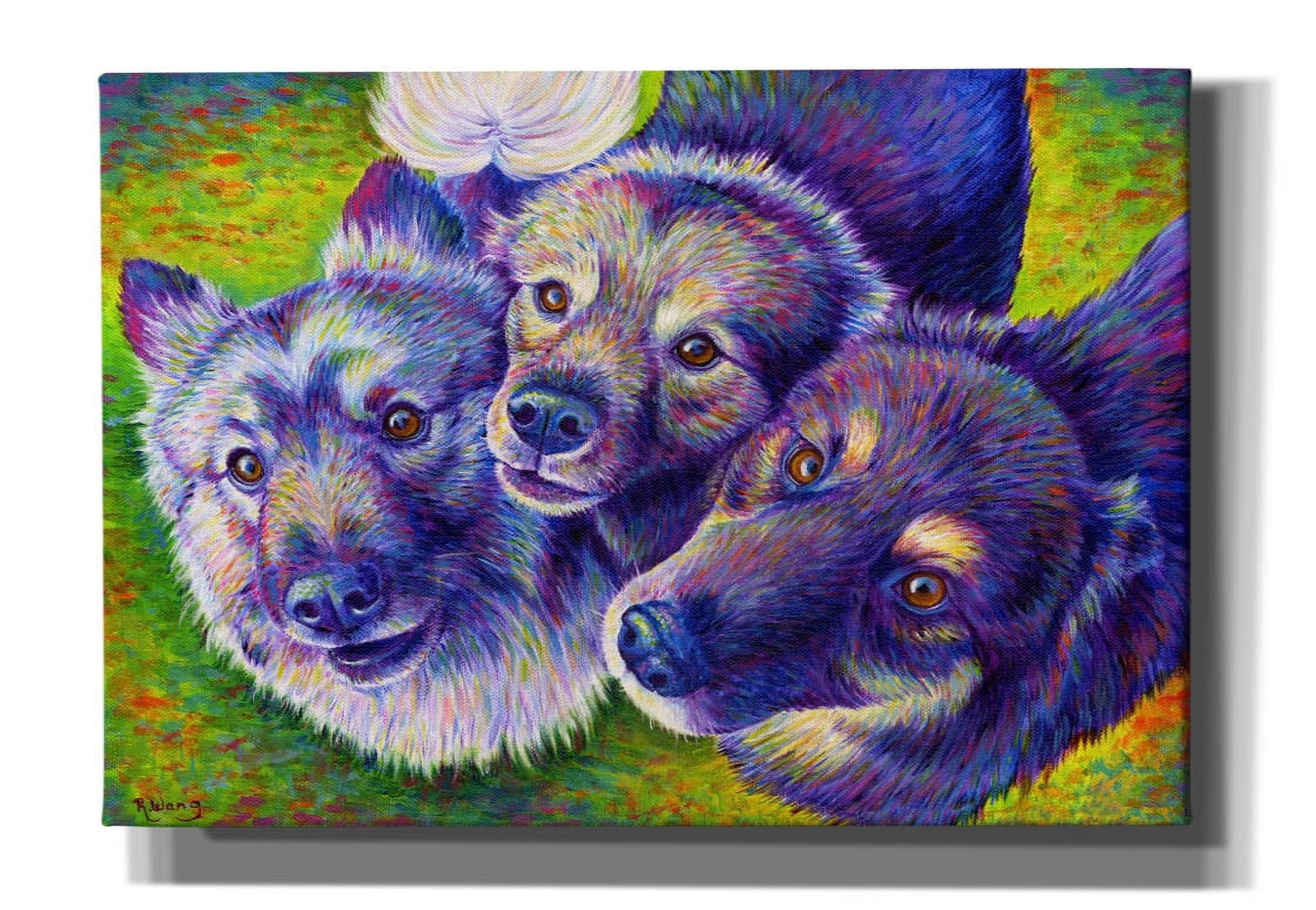 Epic Graffiti 'Three Amigos' by Rebecca Wang Art, Acrylic Glass Wall ...