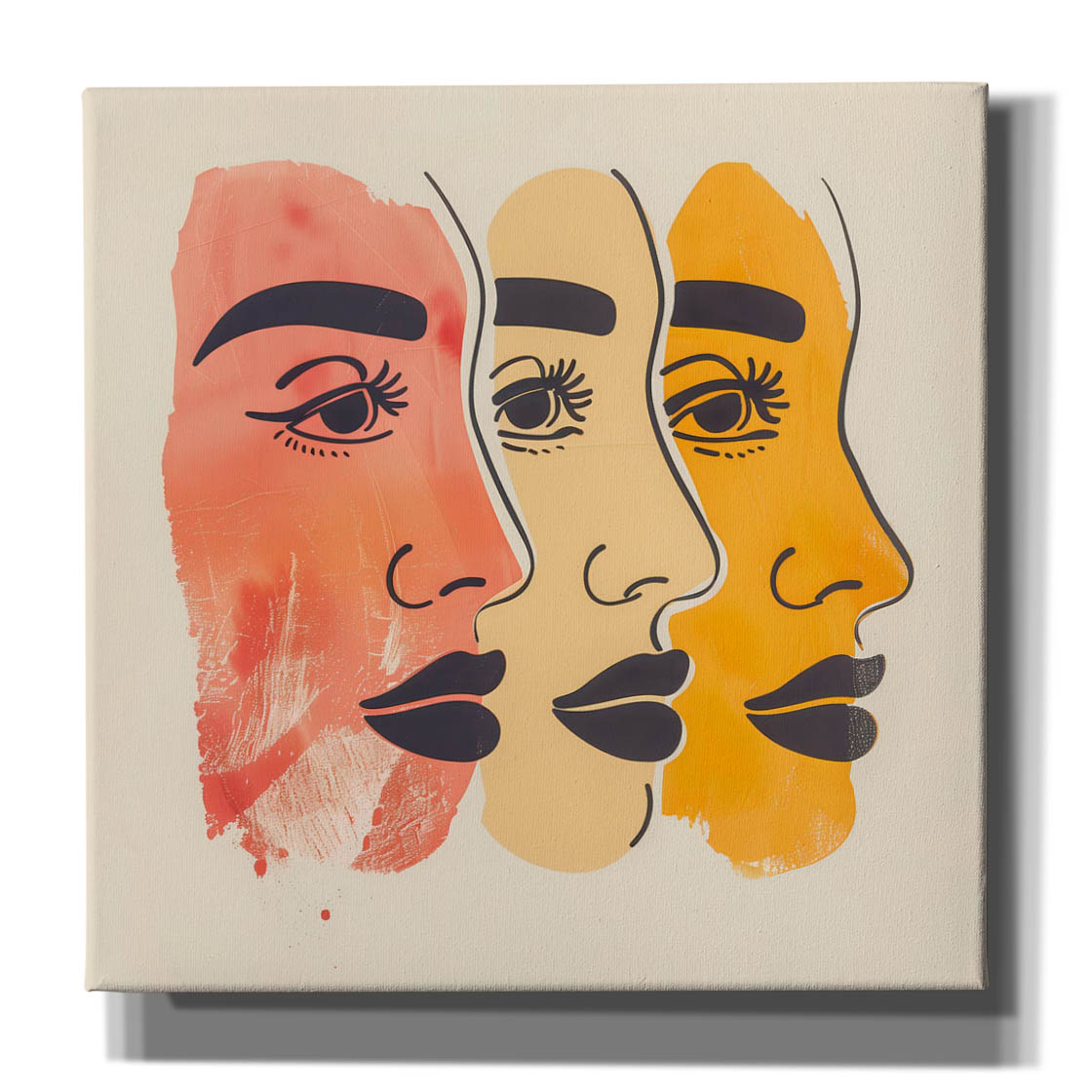 Epic Graffiti 'Three Faces' by Andreas Magnusson Canvas Wall Art, 12" x ...