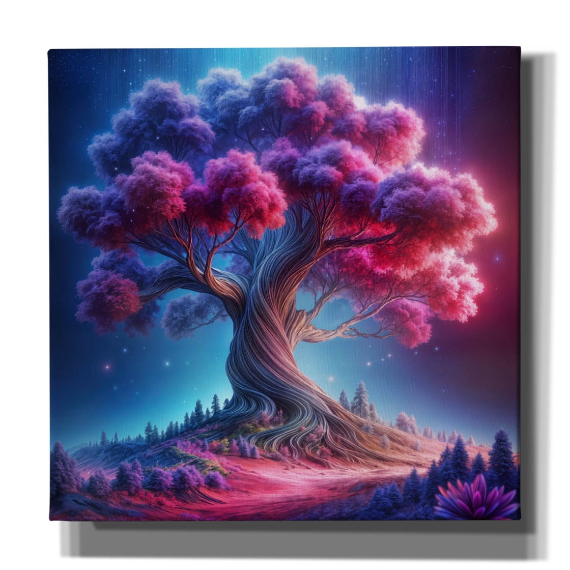 Epic Graffiti 'Tree Of Life 2' by Rey Klimt Canvas Wall Art, 26" x 26 ...