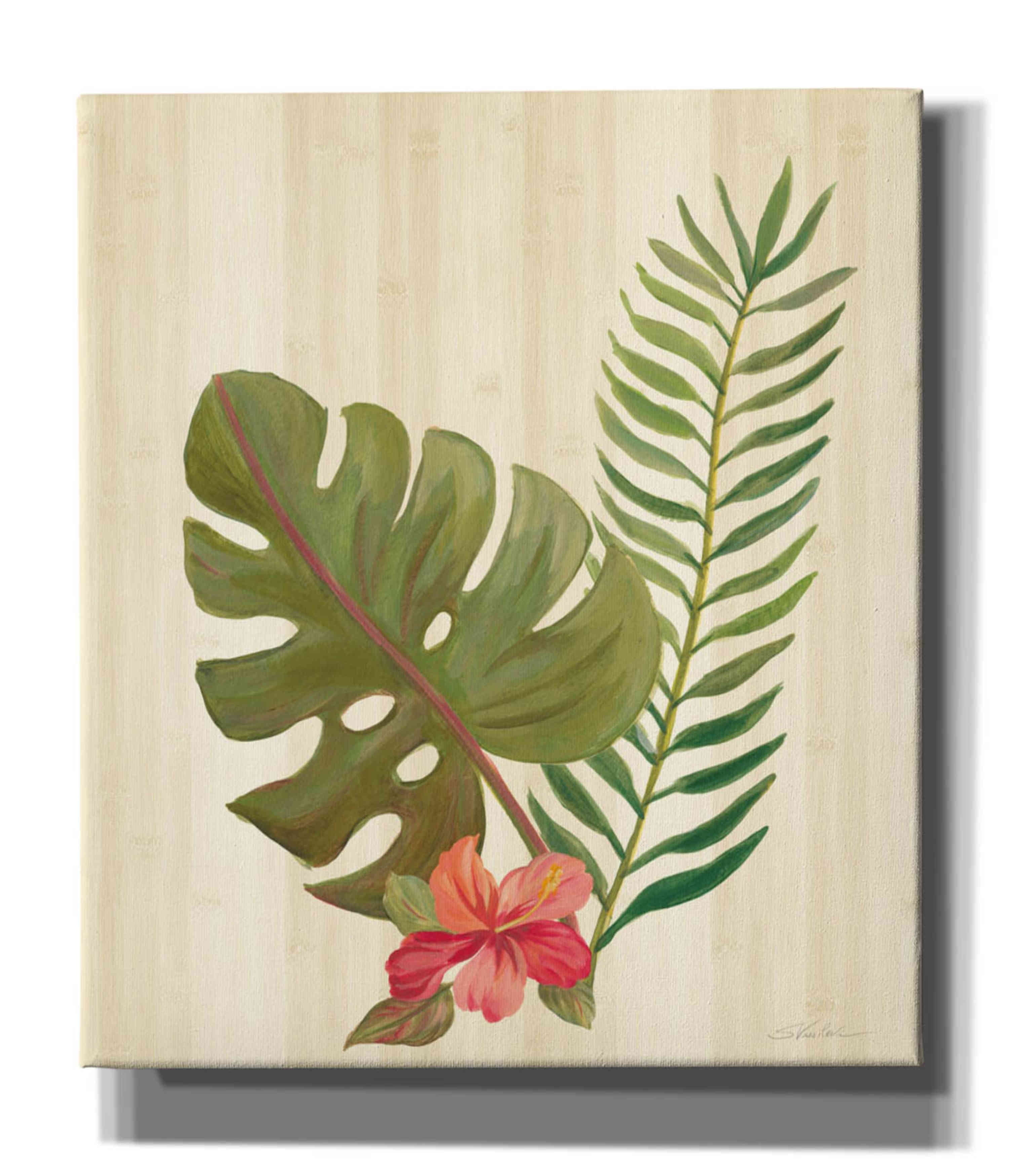 Epic Graffiti 'Tropical Garden V' by Silvia Vassileva, Canvas Wall Art ...