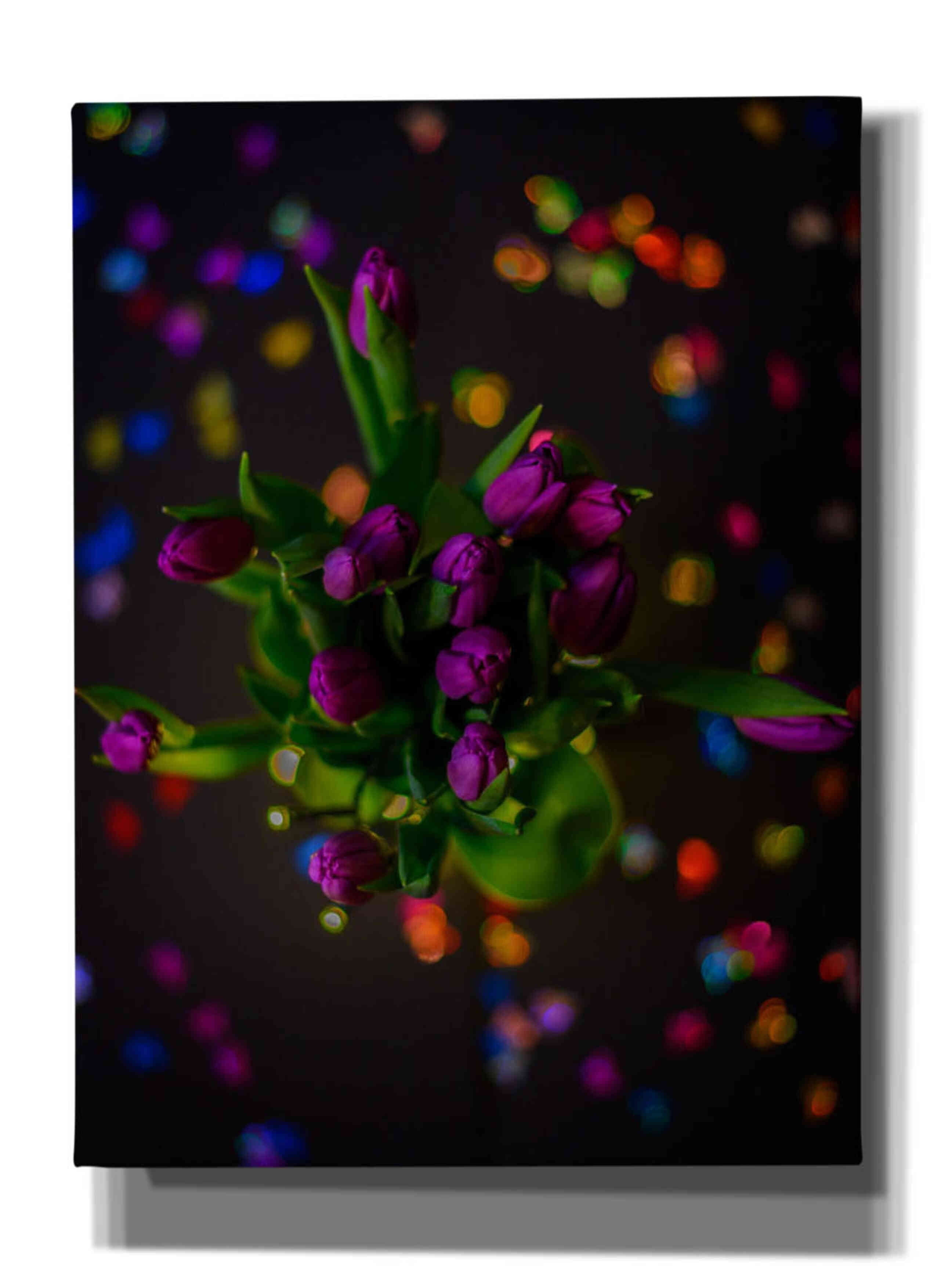 Epic Graffiti 'Tulip Confetti' by Epic Portfolio Giclee Canvas Wall Art ...