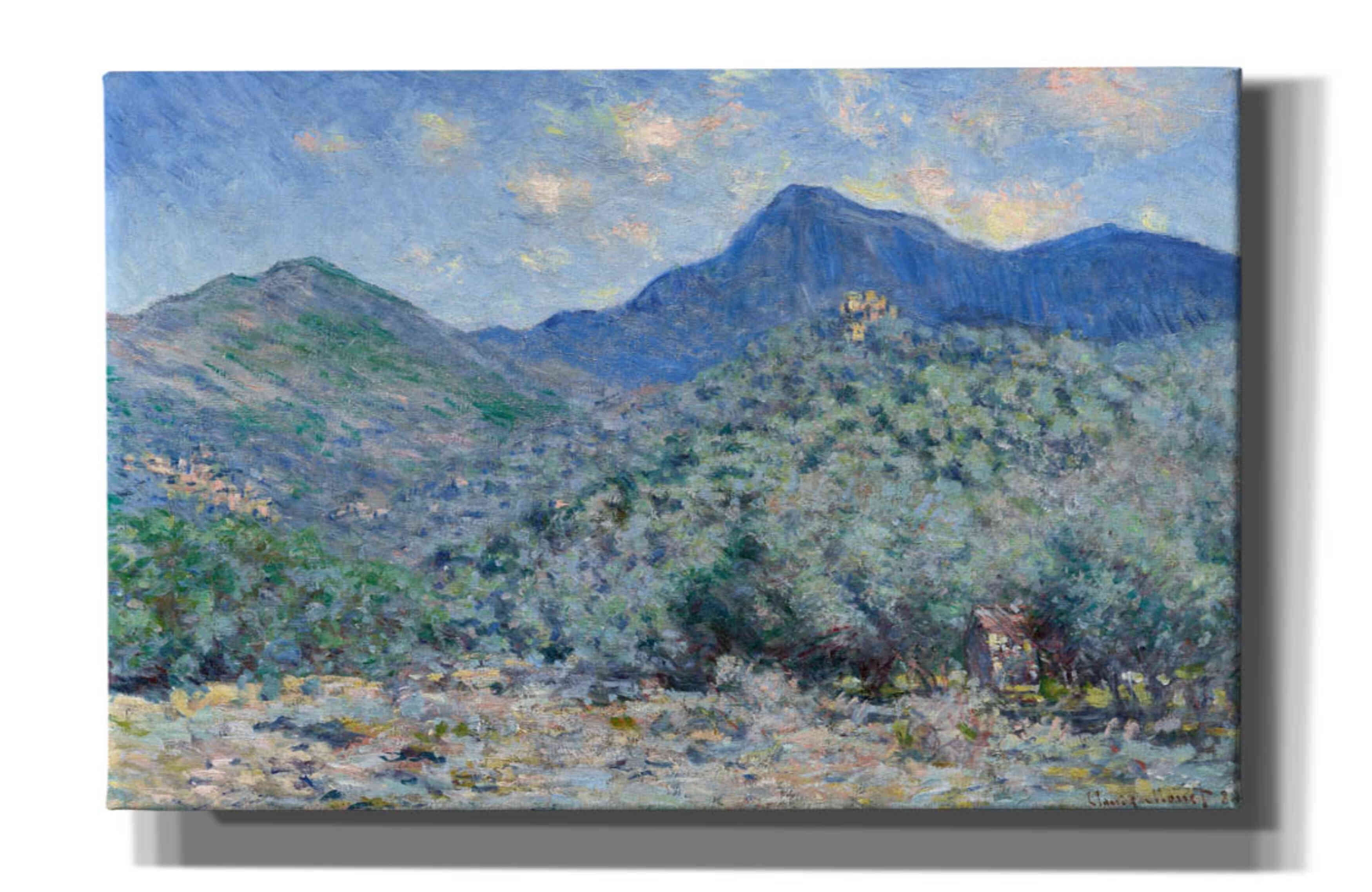 Epic Graffiti 'Valle Buona, Near Bordighera' by Claude Monet, Giclee ...