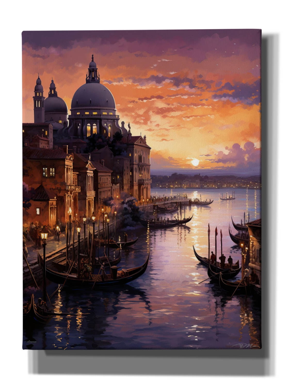 Epic Graffiti 'Venezia' by Momart Canvas Wall Art, 12" x 16" - Walmart.com