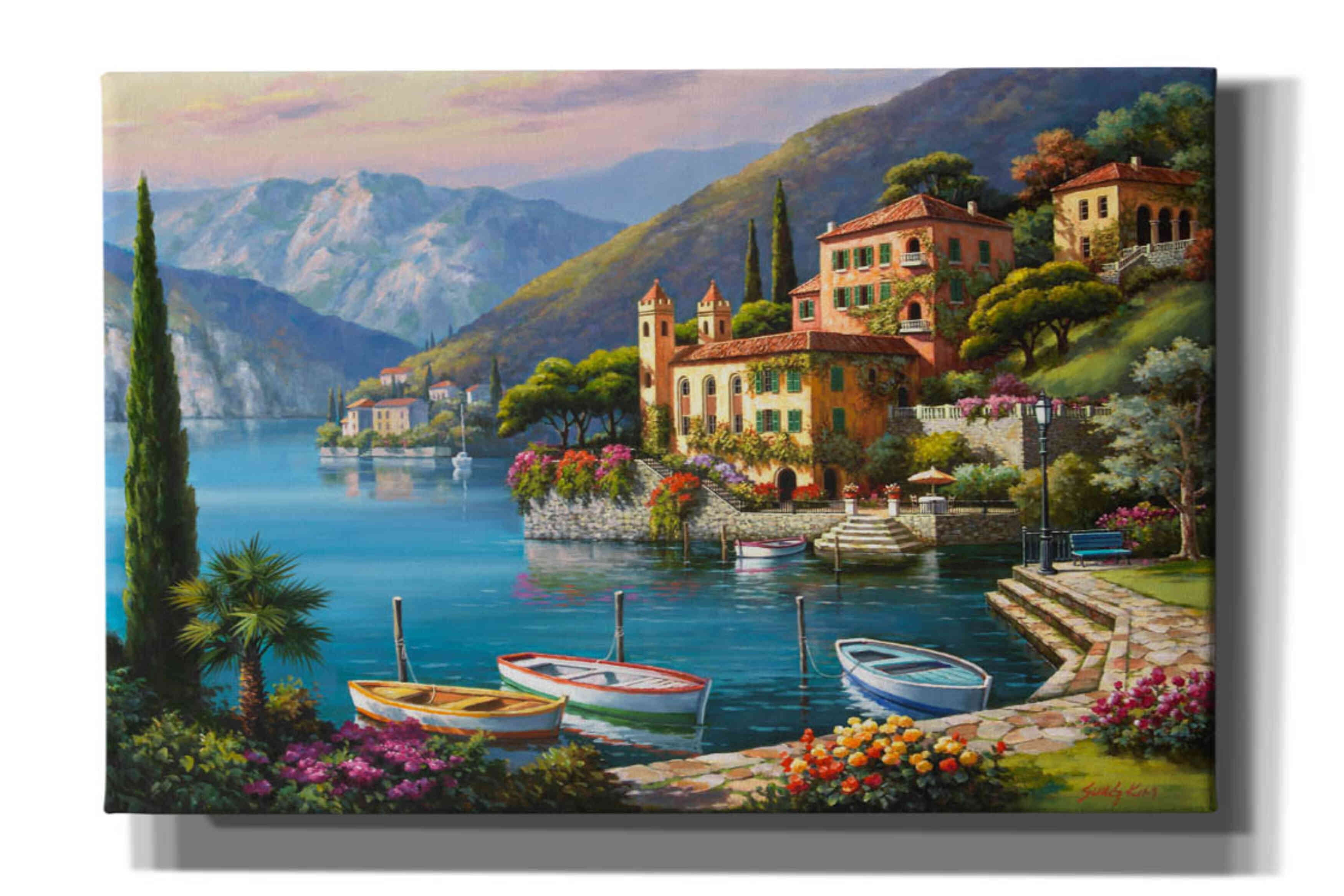 Epic Graffiti 'Villa Bella Vista' by Sung Kim, Canvas Wall Art, 60"x40 ...