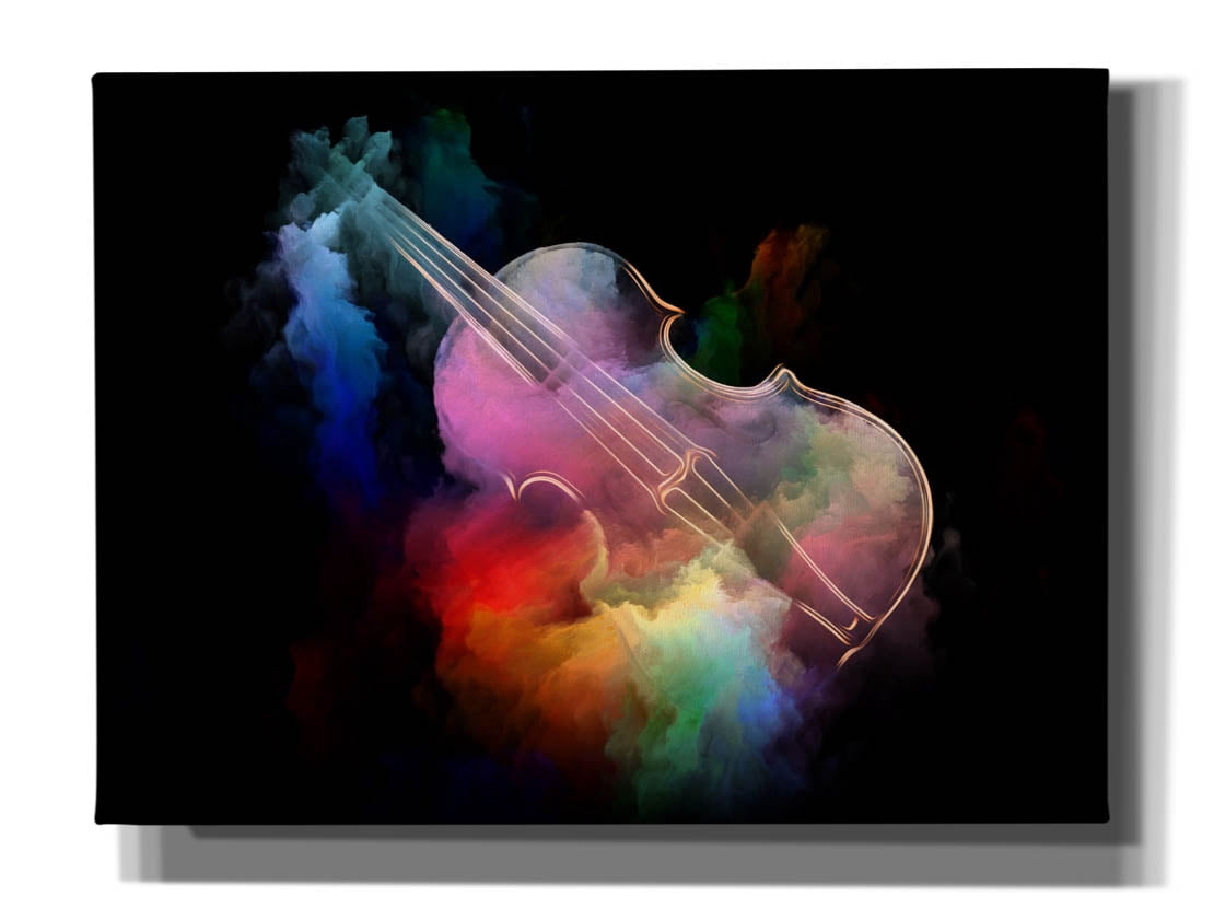 Epic Graffiti 'Violin Thunder' by Epic Portfolio, Canvas Wall Art, 54 ...