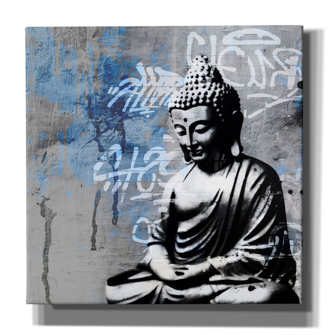 Epic Graffiti 'Wall Buddha' by Svetlana Aleynikova Canvas Wall Art, 12 ...