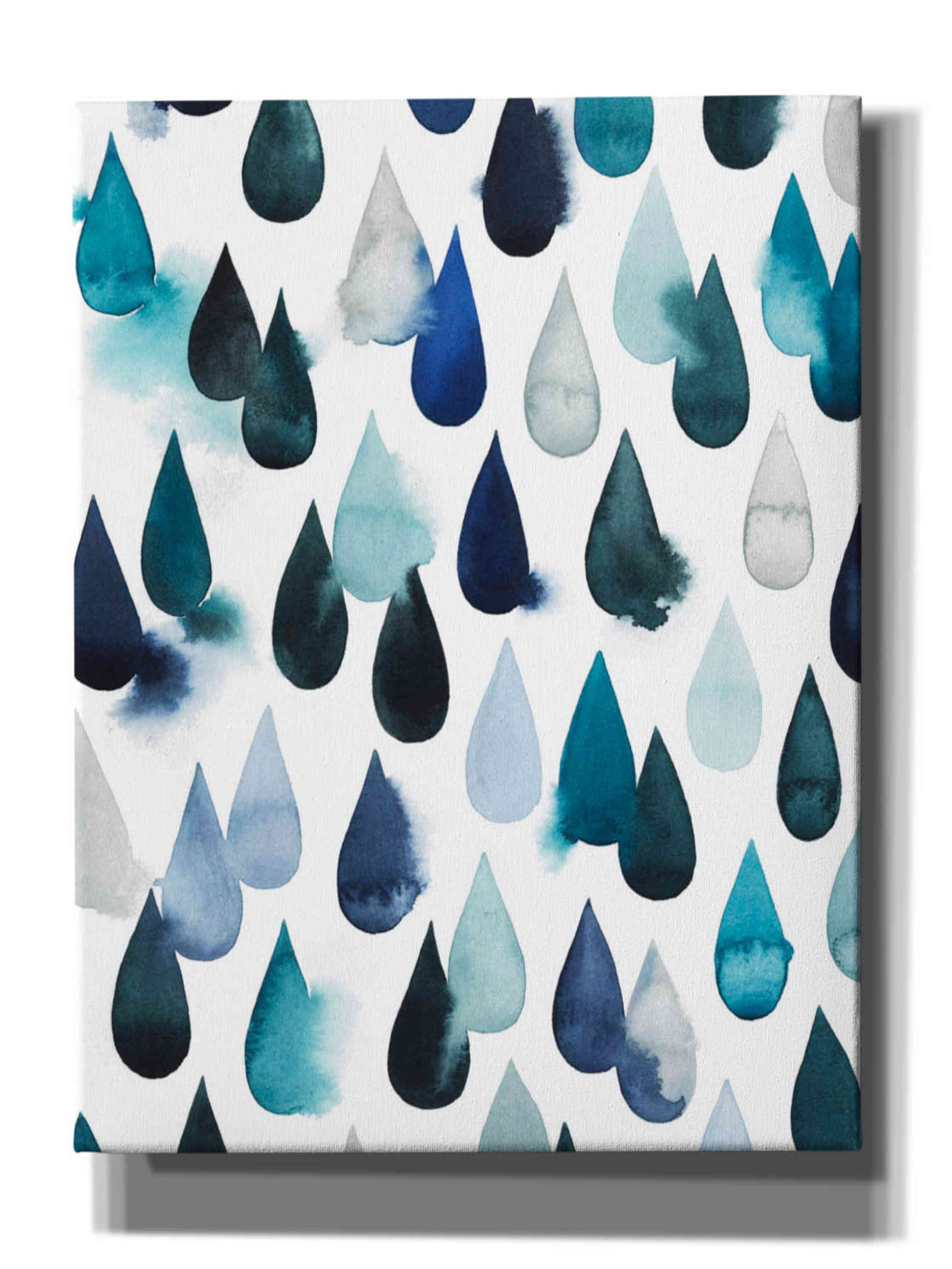 Epic Graffiti 'Water Drops I' by Grace Popp, Canvas Wall Art, 12"x16 ...