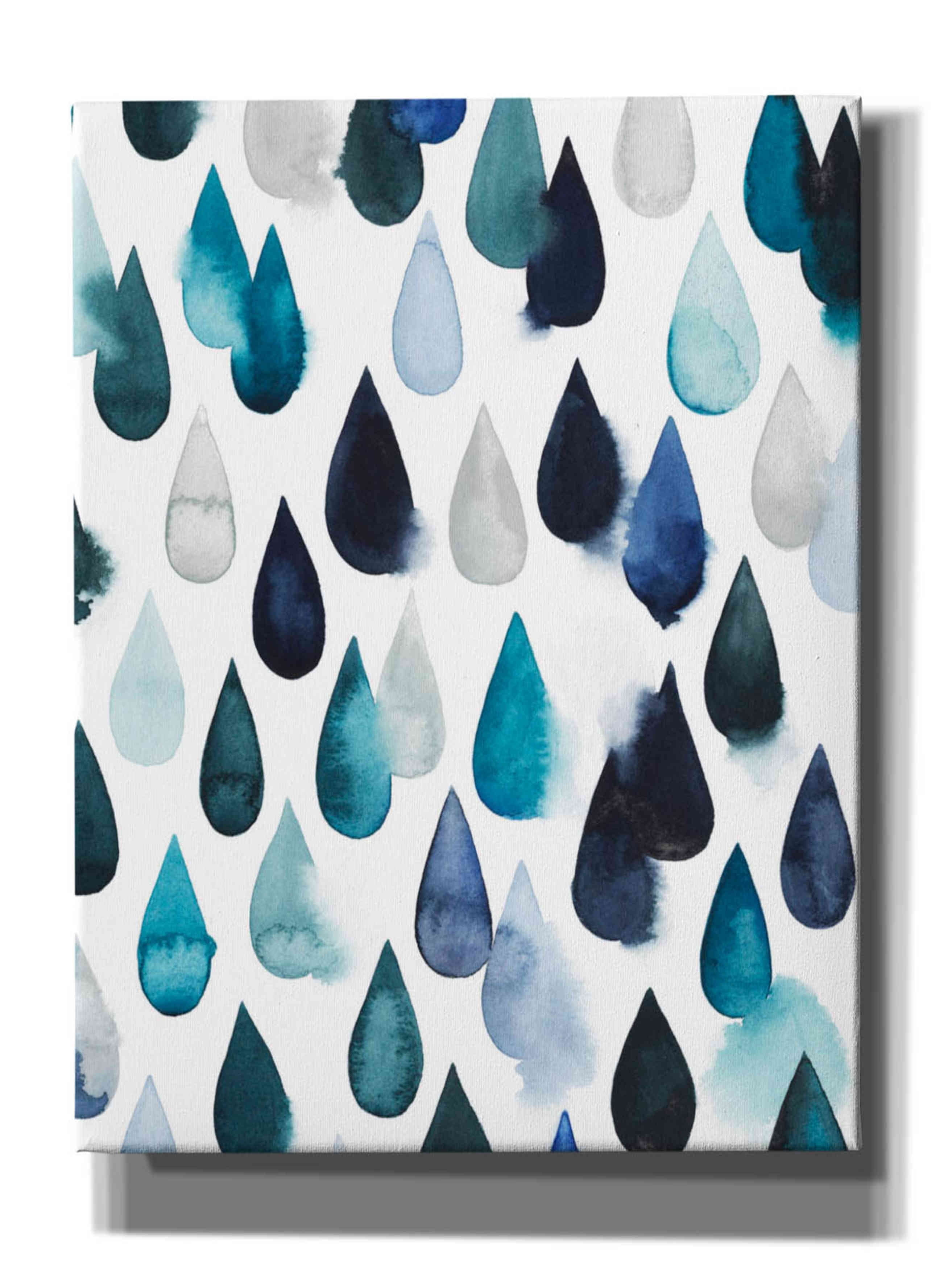 Epic Graffiti 'Water Drops II' by Grace Popp, Canvas Wall Art, 12"x16 ...