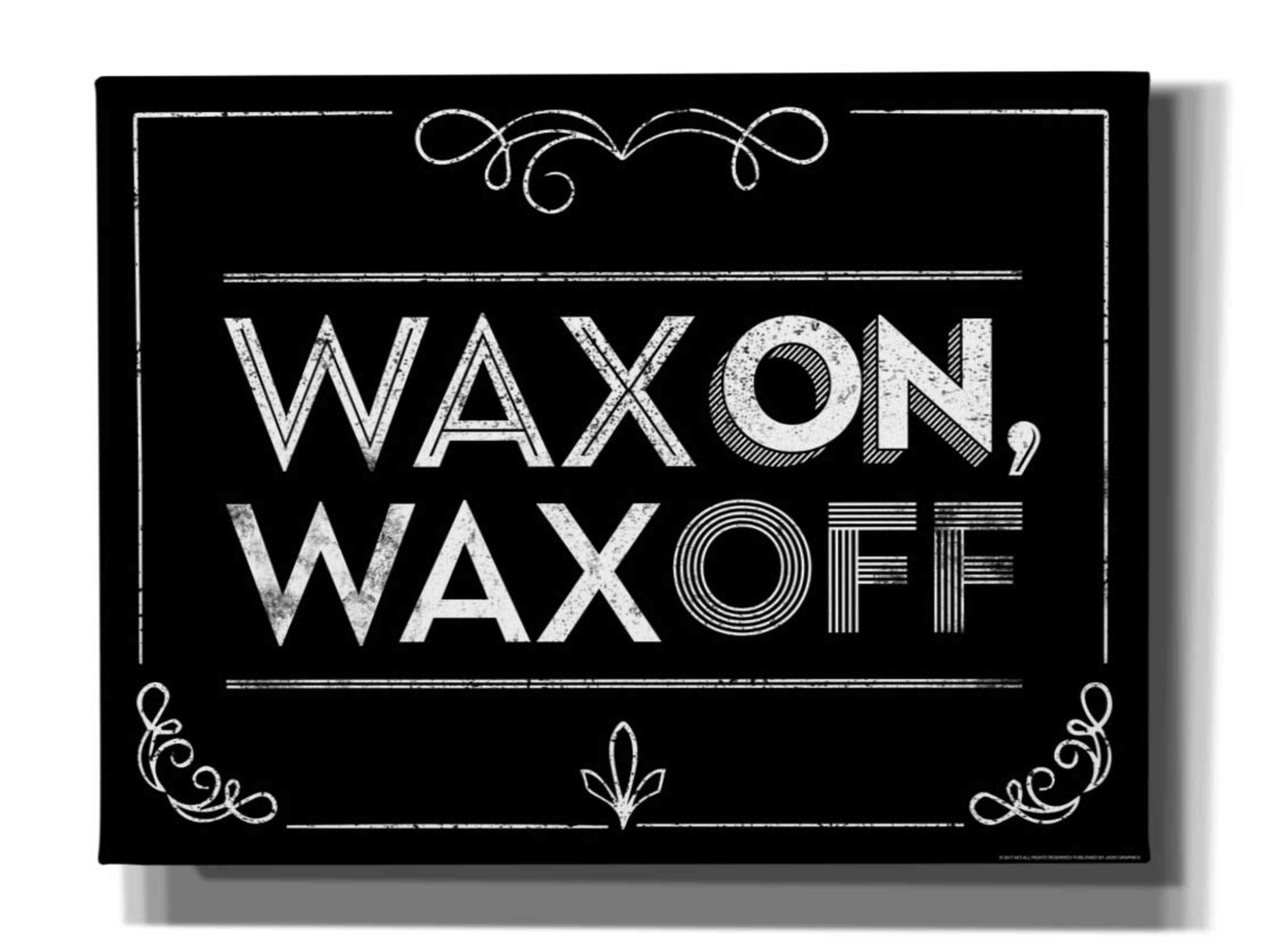 Epic Graffiti 'Wax On' by JJ Brando, Canvas Wall Art, 16"x12" - Walmart.com