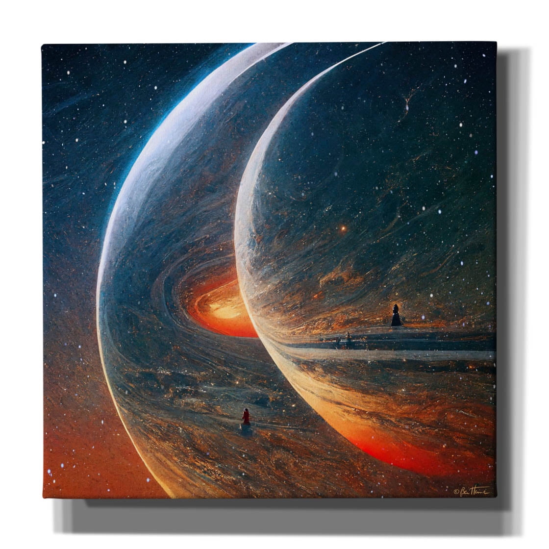 Epic Graffiti 'We Are Different and The Same' by Ben Heine, Canvas Wall ...