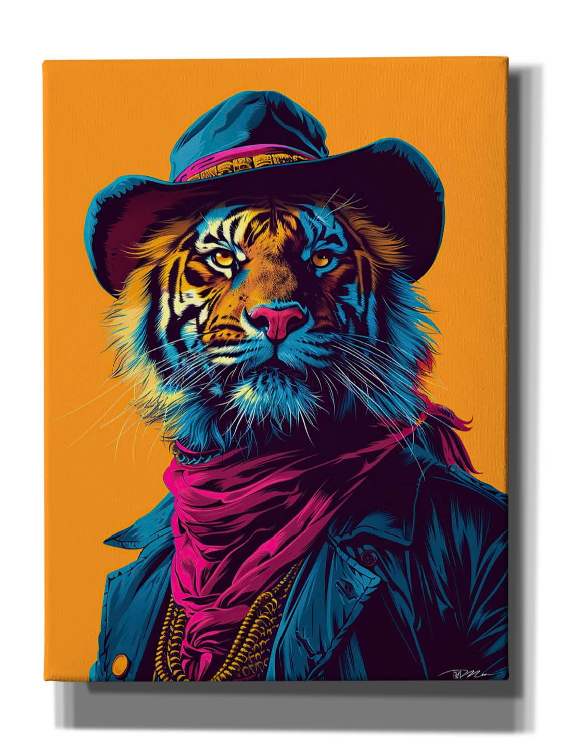 Epic Graffiti 'Western Tiger' by Momart Canvas Wall Art, 12" x 16 ...