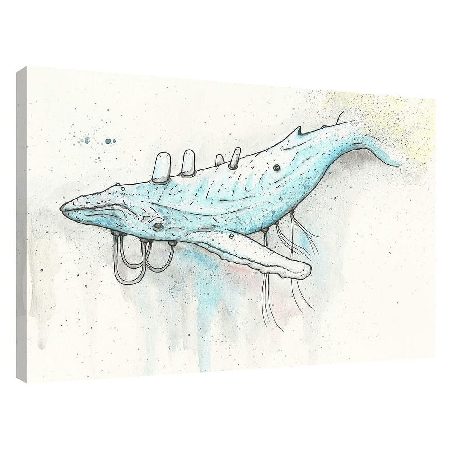 Epic Graffiti "Whale" by Craig Snodgrass, Giclee Canvas Wall 26"x34 ...